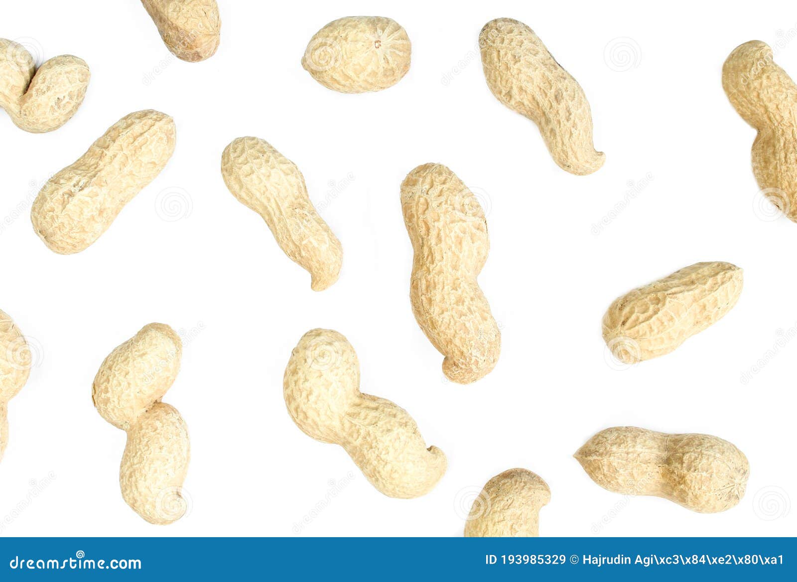 Wallpaper/texture Made of Peanuts in Shell Isolated on White Background ...