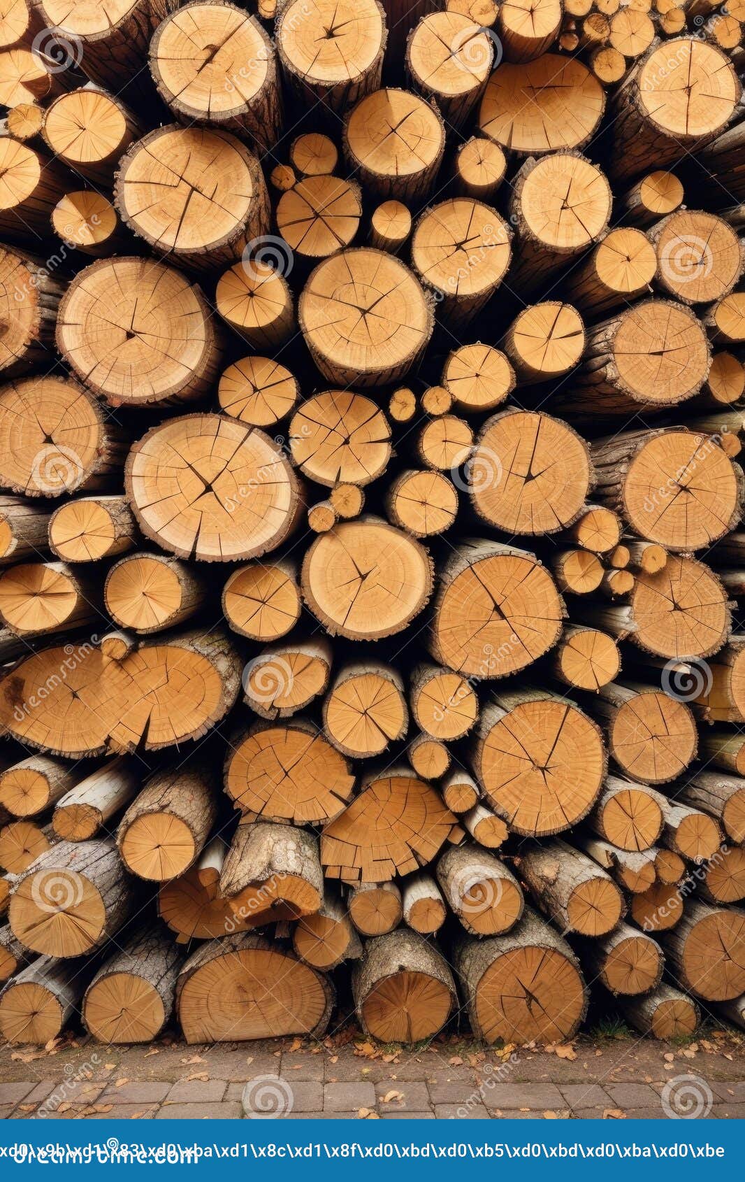Wallpaper Wood Log Pile of Chopped Wood Material. Ai Generative Stock ...