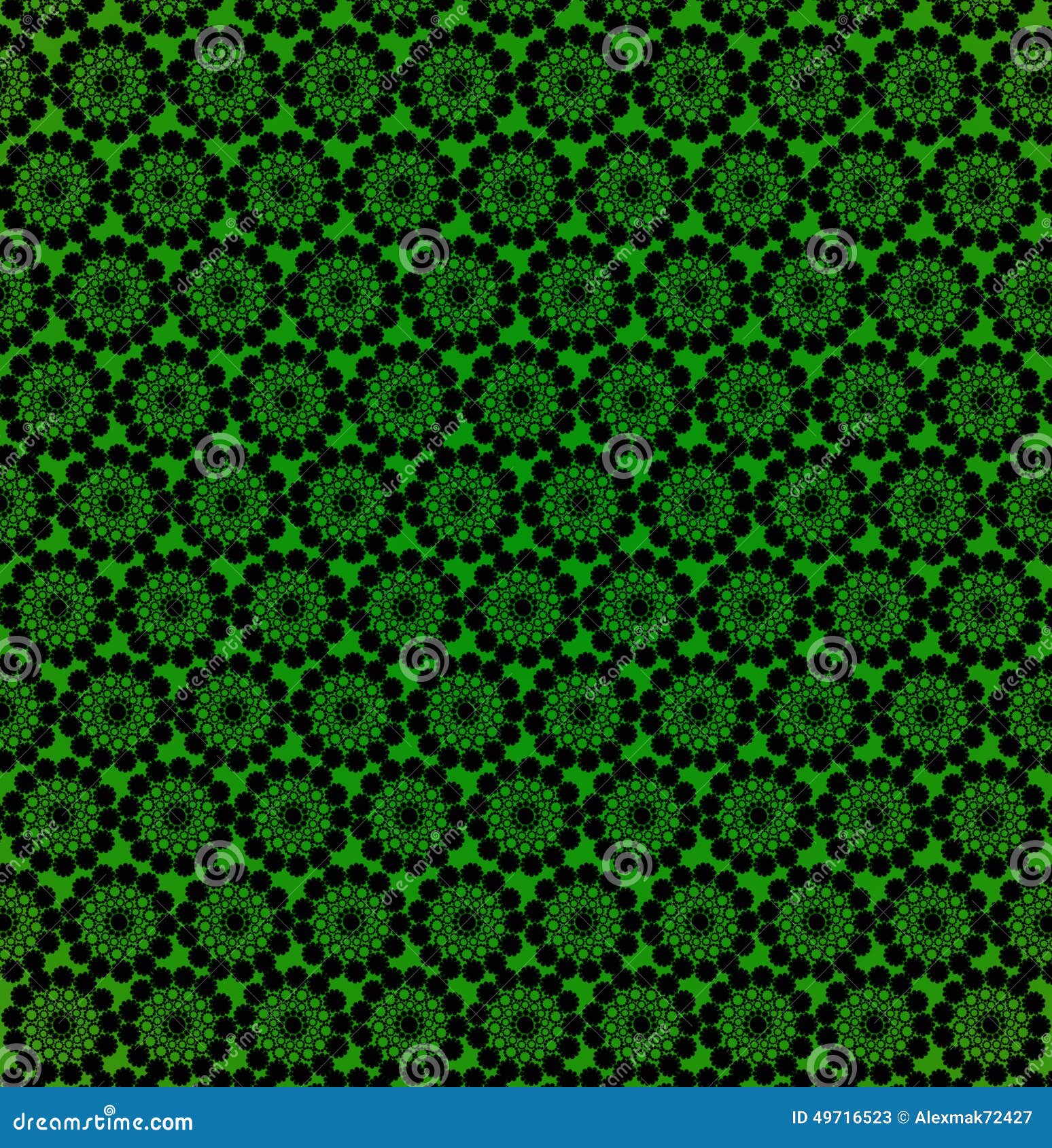 Wallpapers with Round Abstract Green Patterns Stock Illustration ...