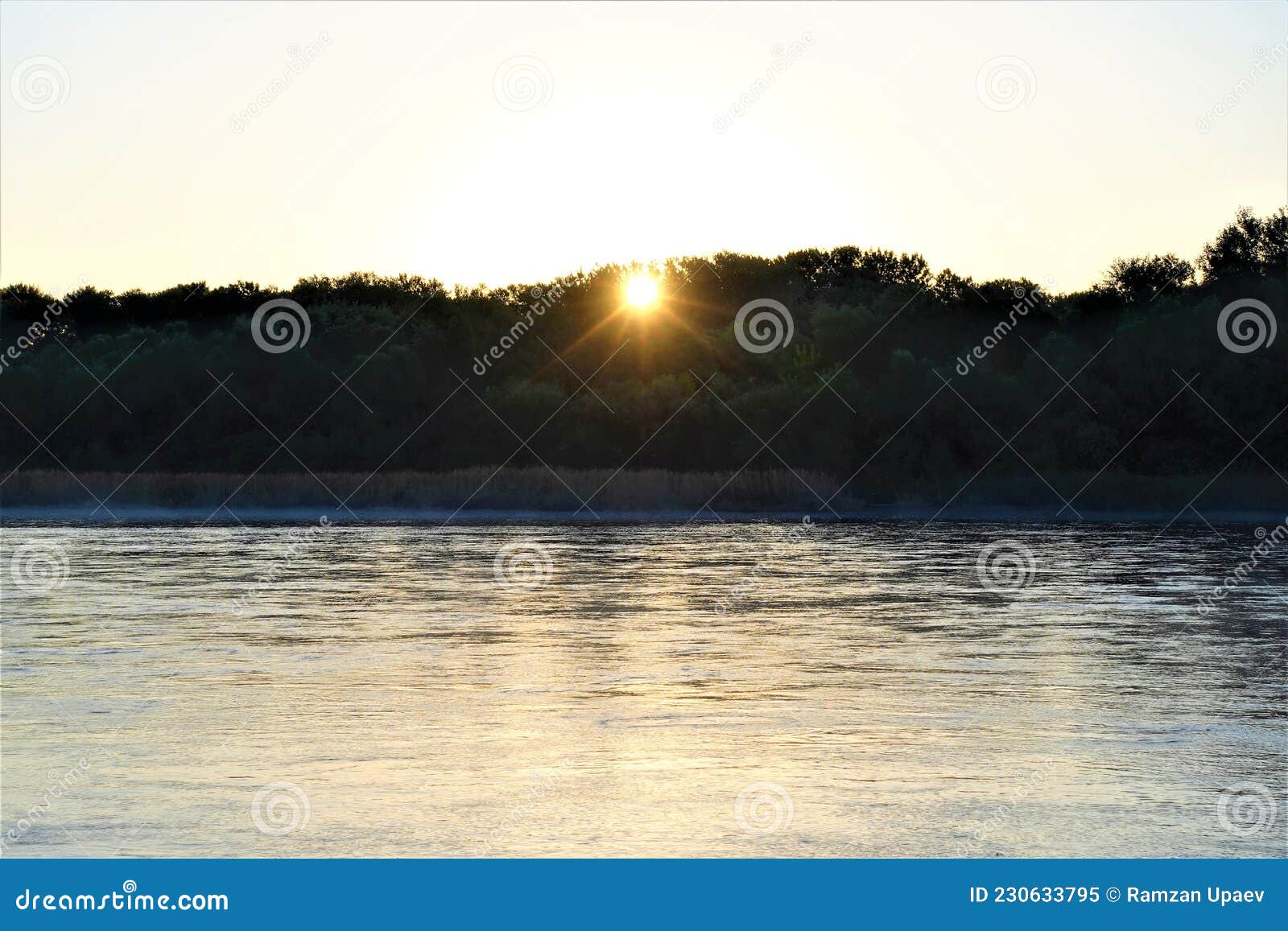 Wallpapers Sun, Sunset, Reflection, River Pictures on the Desktop Stock ...