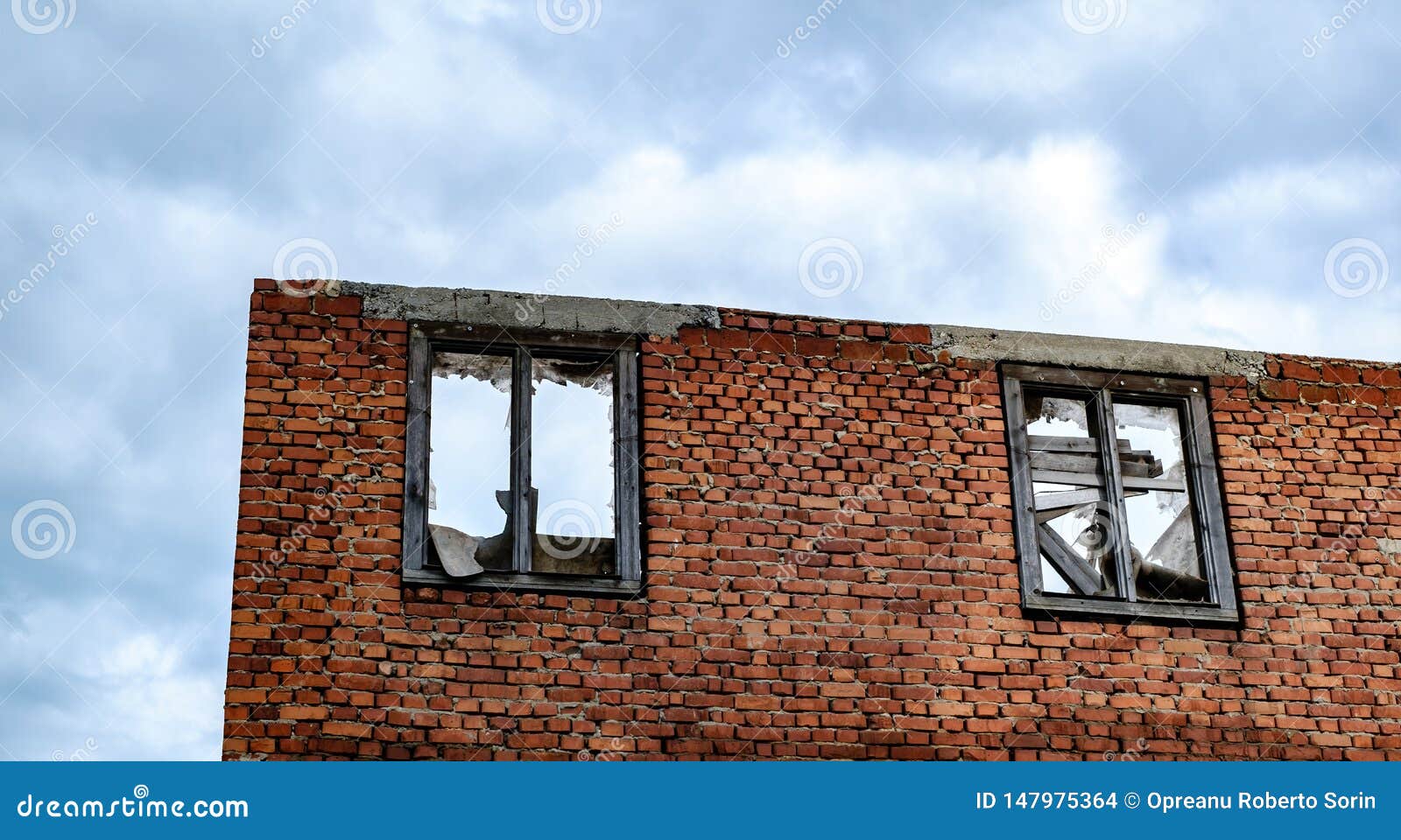 The Walls of an Abandoned House Stock Photo - Image of empty, beautiful ...