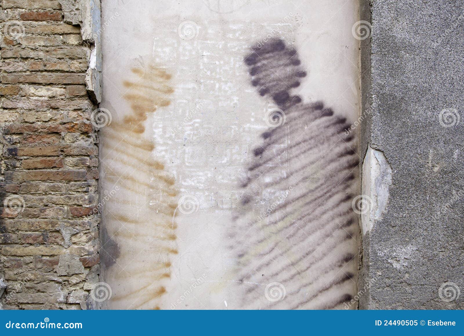 Walls alive stock image. Image of couple, brick, shape - 24490505