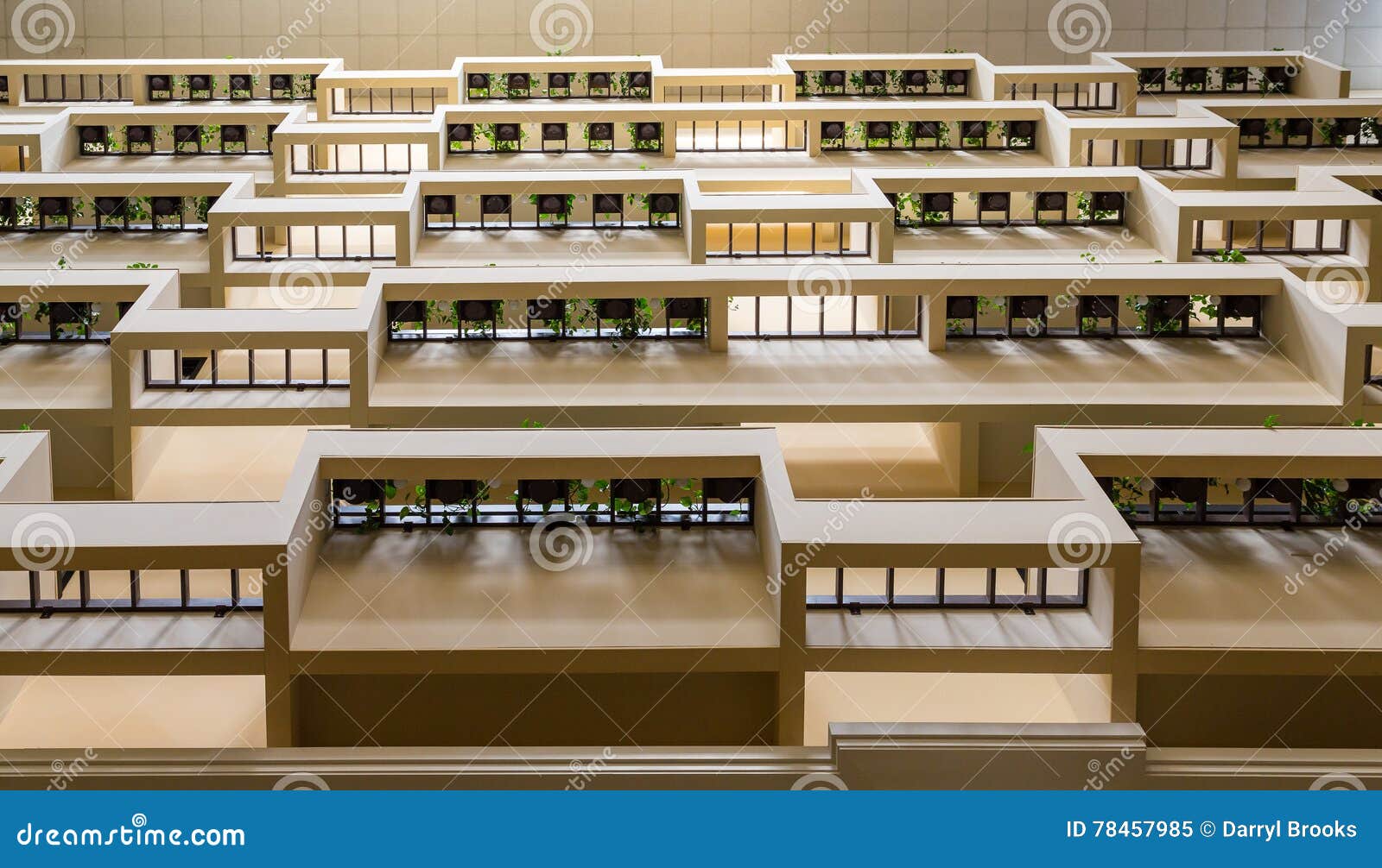 Walls in Atrium Lobby stock image. Image of architecture - 78457985