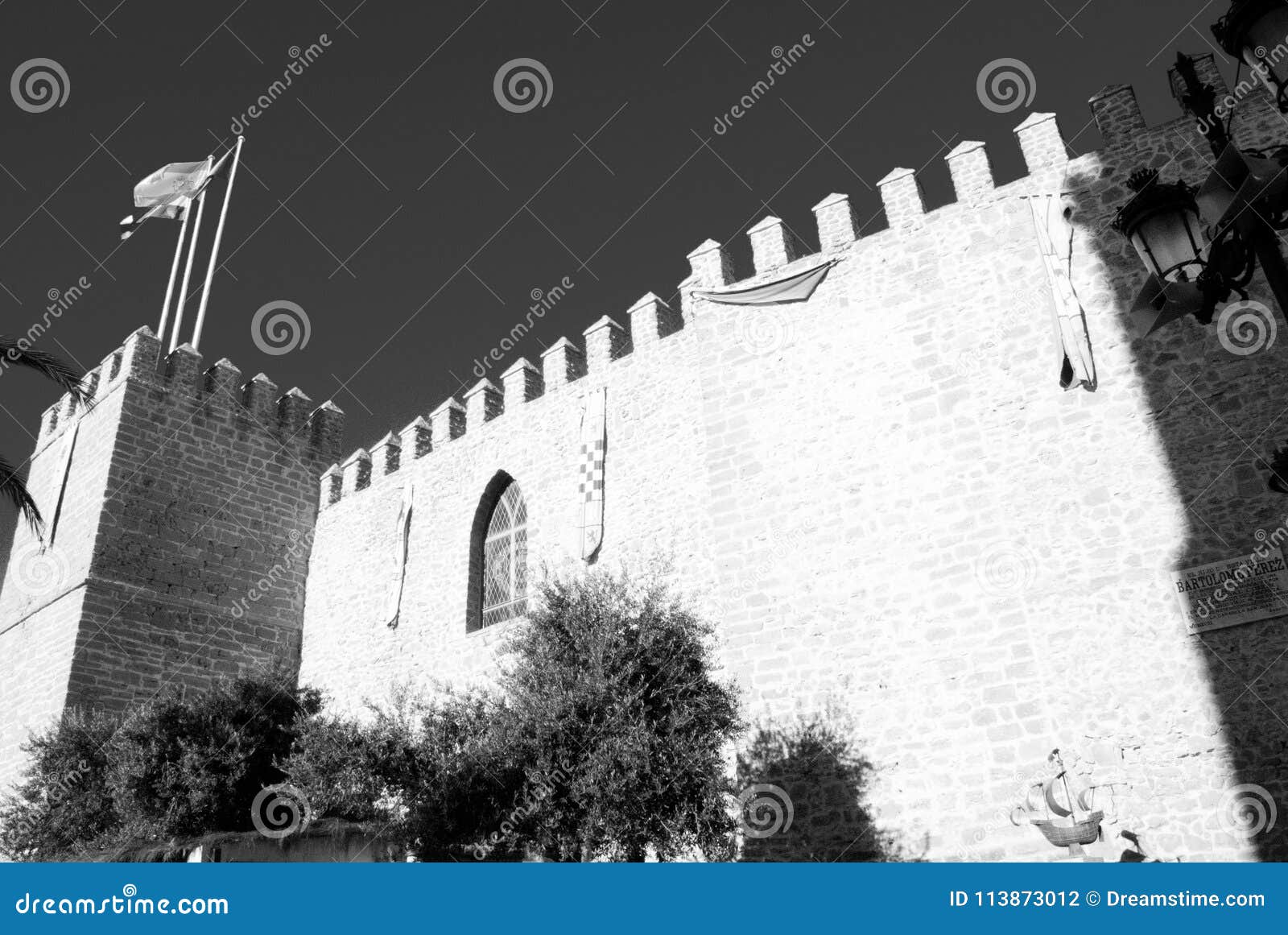 The Walls of Castillo De San Marco. Stock Photo - Image of andalusian ...
