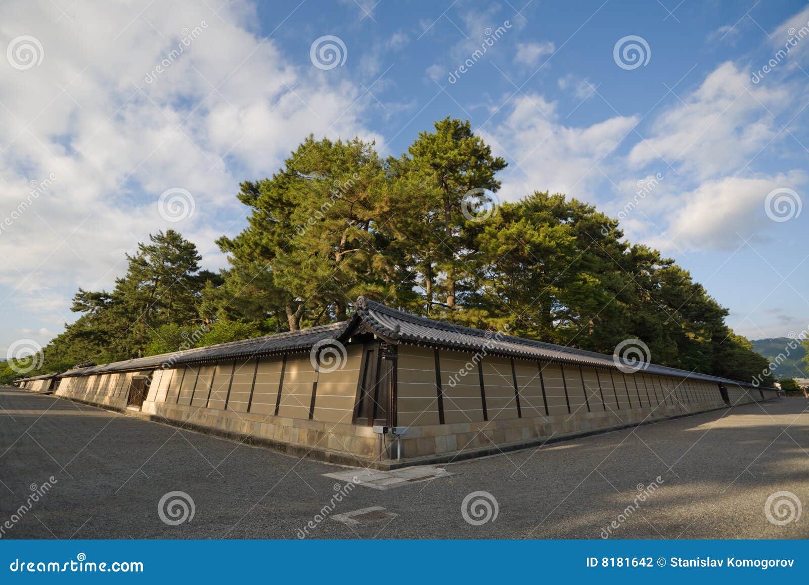 Walls of an Imperial Palace in Kyoto Stock Photo - Image of ...