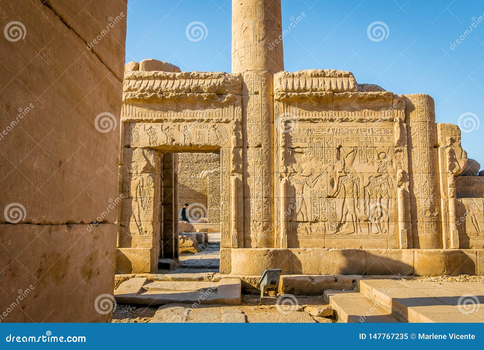 Edfu, Egypt: The Temple Of Edfu, Dedicated To Horus And Hathor Of ...