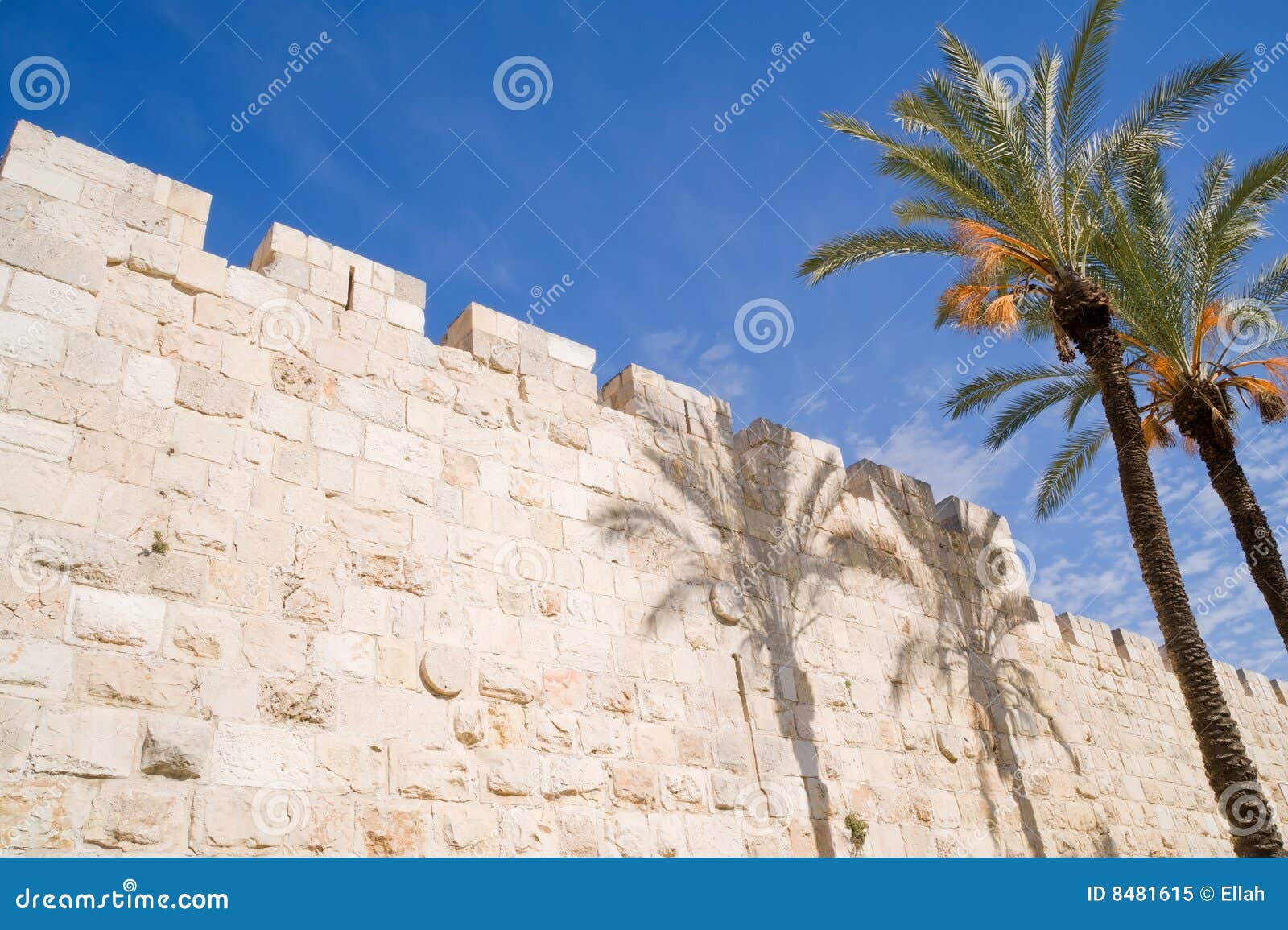 Walls of Jerusalem stock image. Image of jewish, bible - 8481615