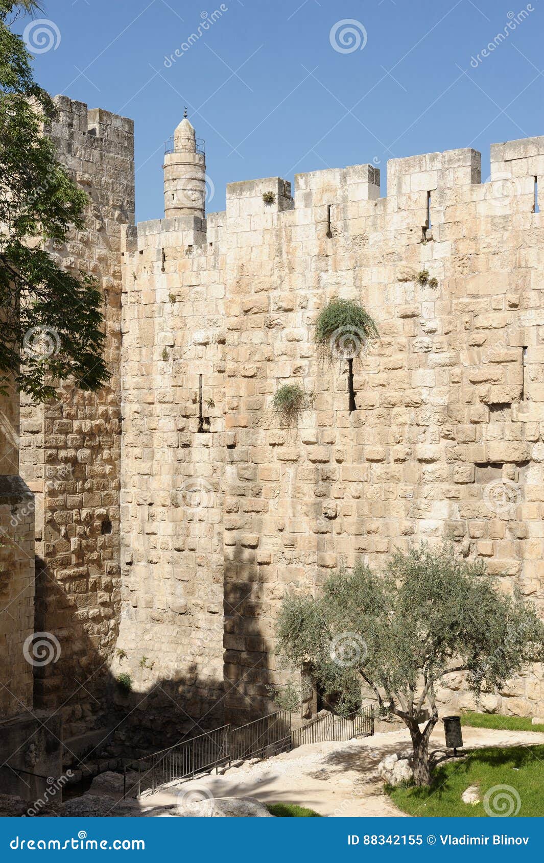 Walls of Jerusalem stock image. Image of protection, middle - 88342155