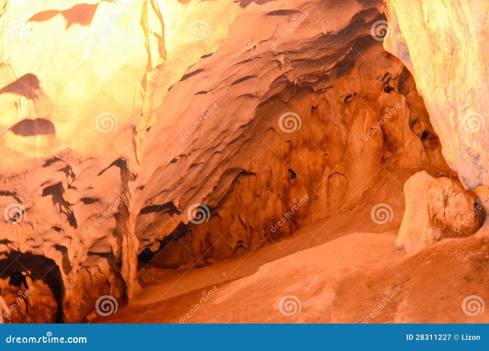 Walls of the Karain Cave. stock image. Image of living - 28311227