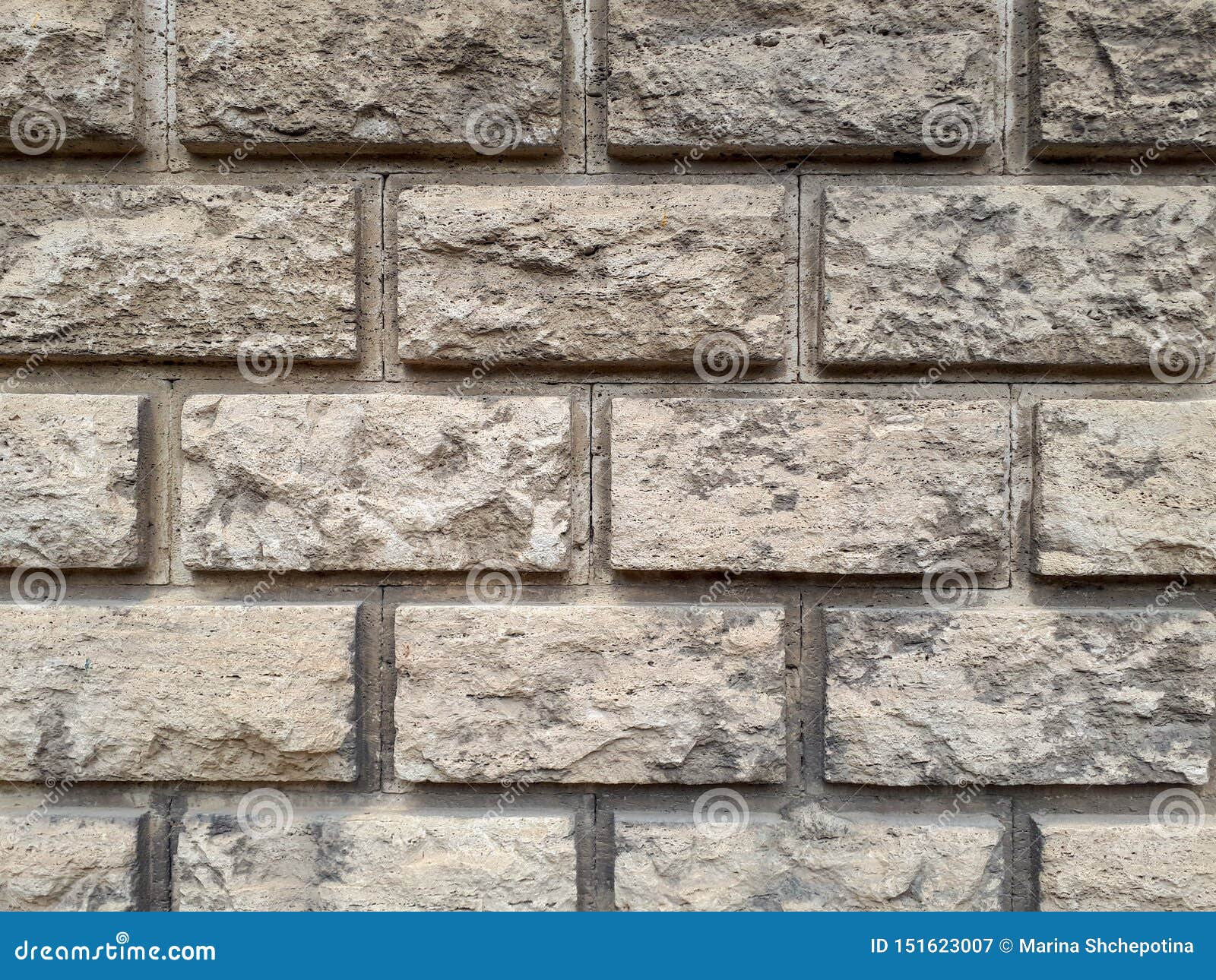 The Walls are of Light Brick. Stock Image - Image of light, walls ...