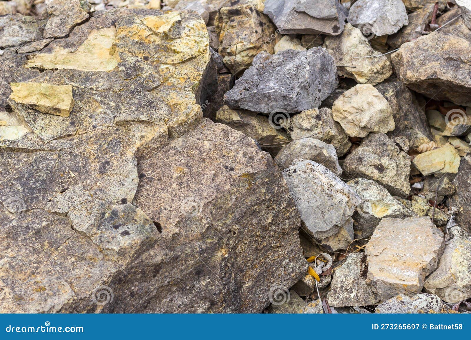 Natural Mountain Stone, Cut Structure, Material for Construction Work ...