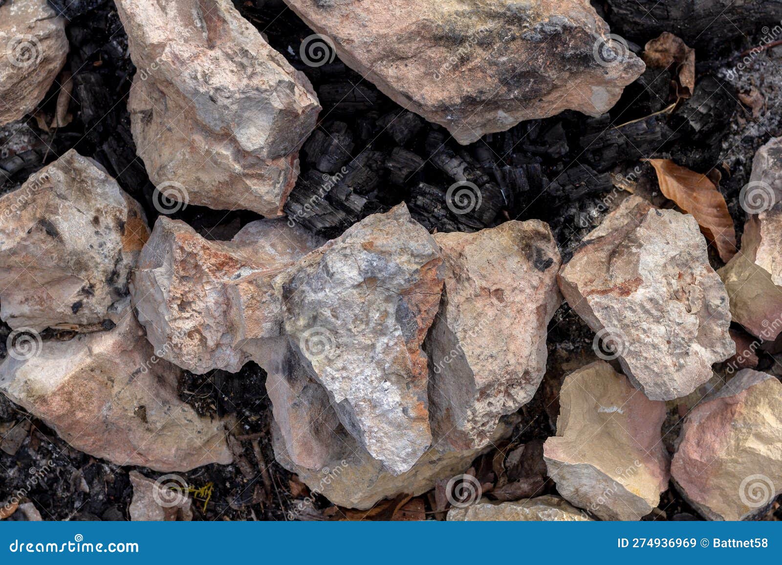 The Surface of a Mountain Plateau with a Shallow Stone Structure ...