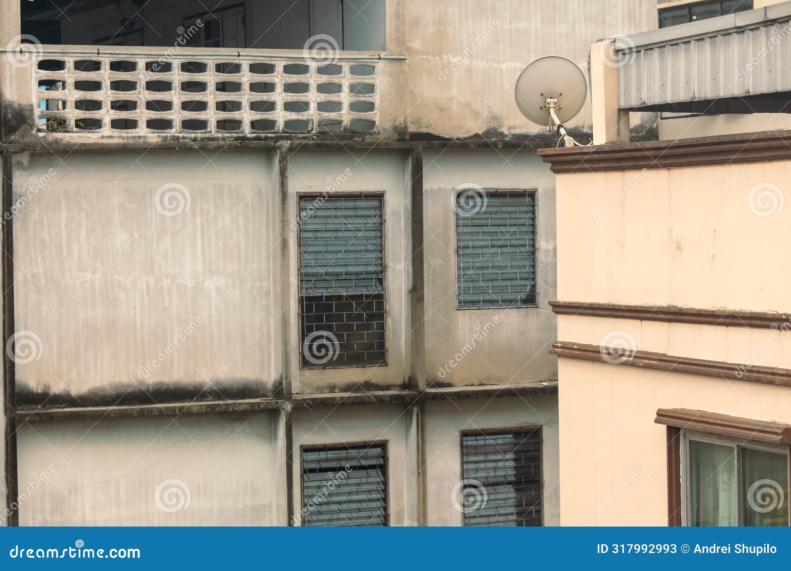 The Walls of a Multi-storey Building As a Background Stock Image ...