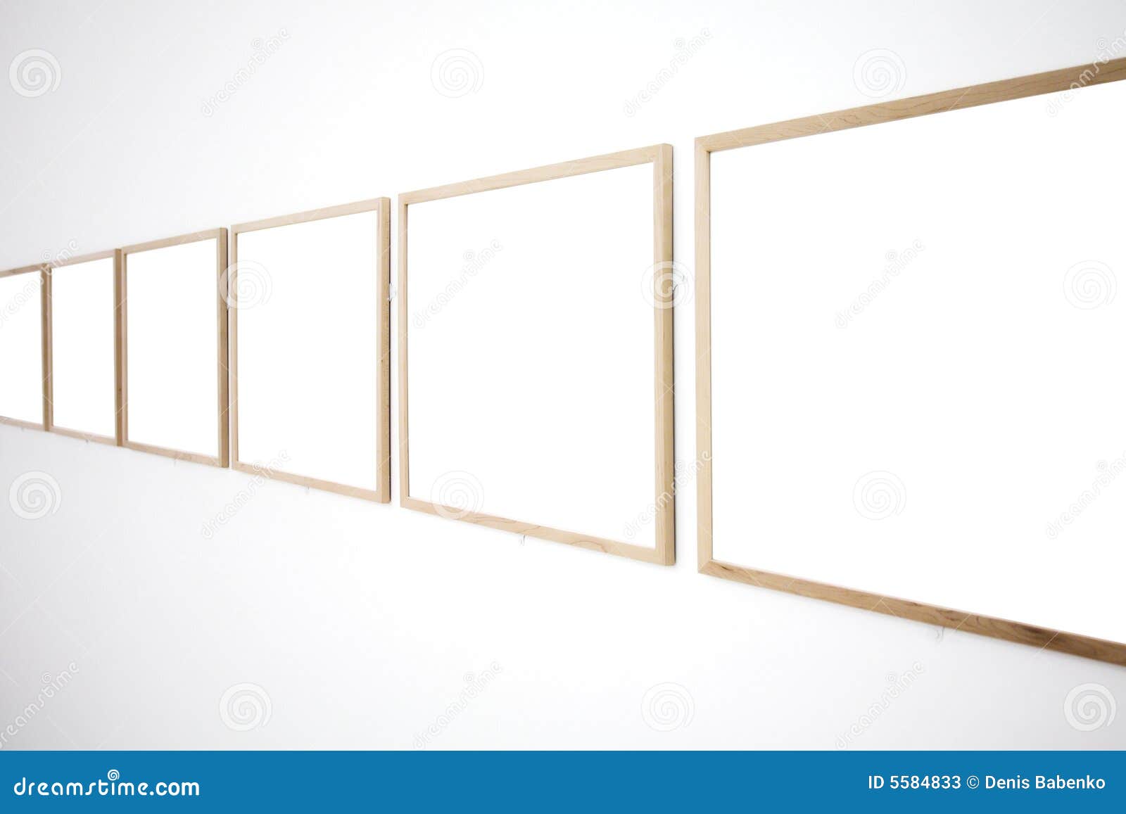Walls in Museum with Frames Stock Image - Image of attach, cork: 5584833