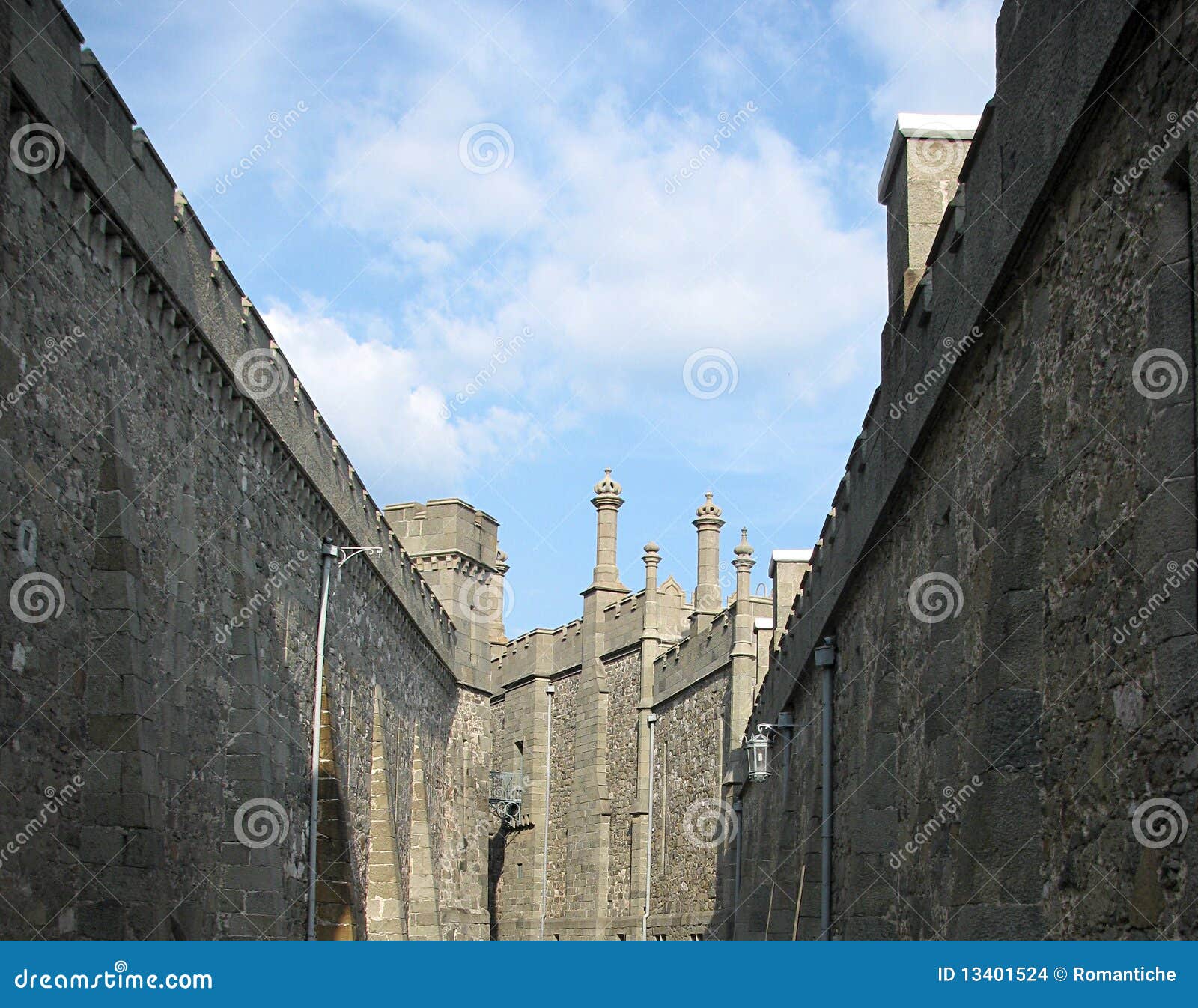 Walls of palace stock photo. Image of clock, ancient - 13401524