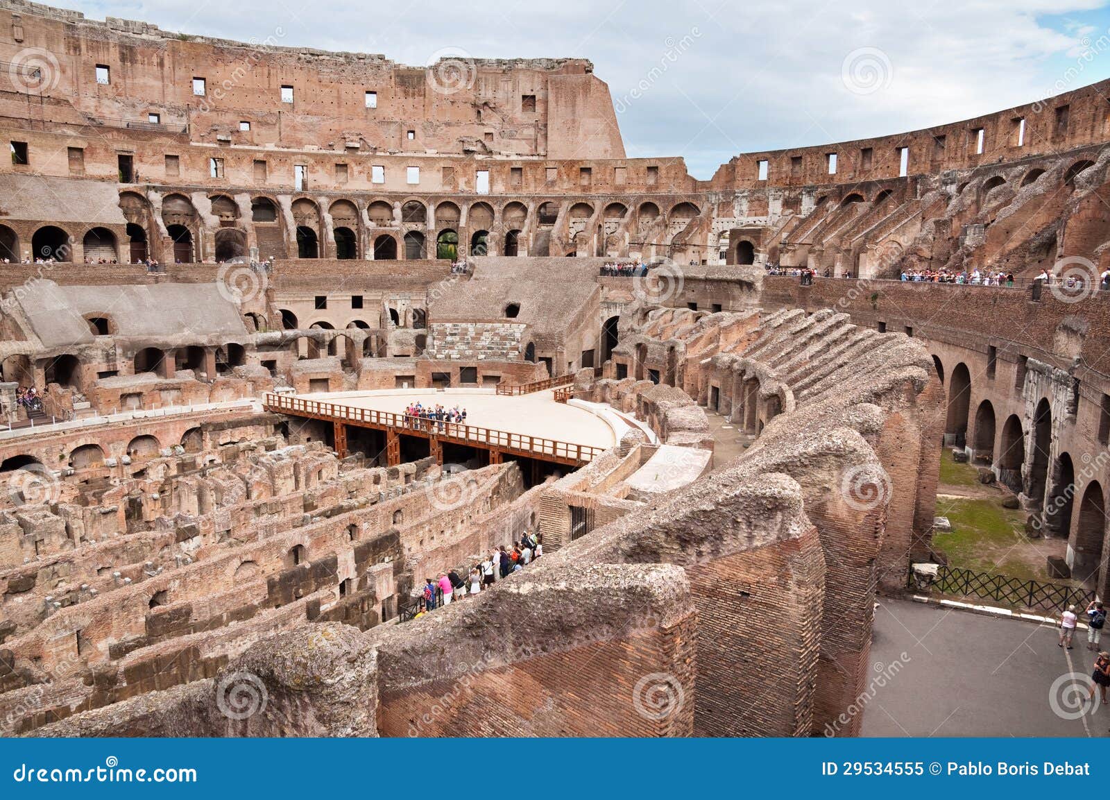 Inside Colosseum In Rome Editorial Photo | CartoonDealer.com #177049689