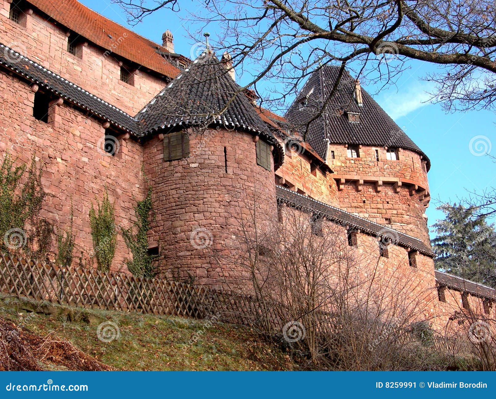 Walls of the Renaissance Castle Stock Image - Image of renaissance ...