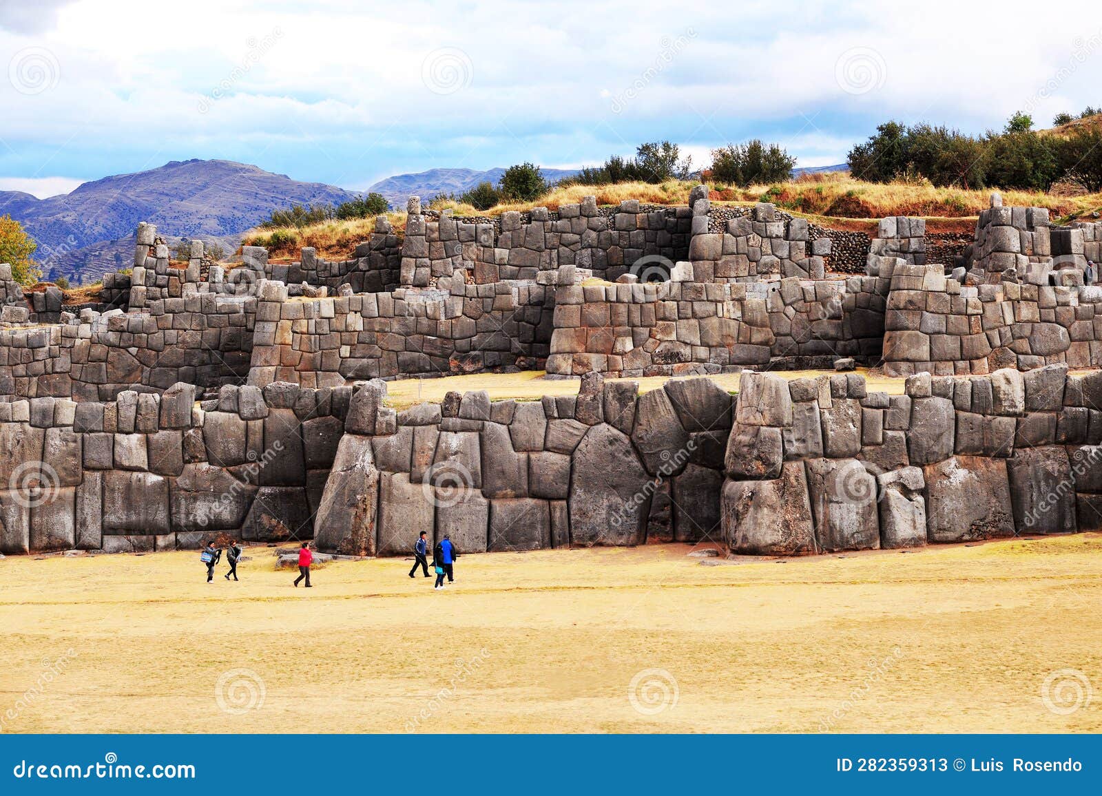 Walls of Sacsayhuaman Fortress, in Cusco Peru Editorial Stock Photo ...