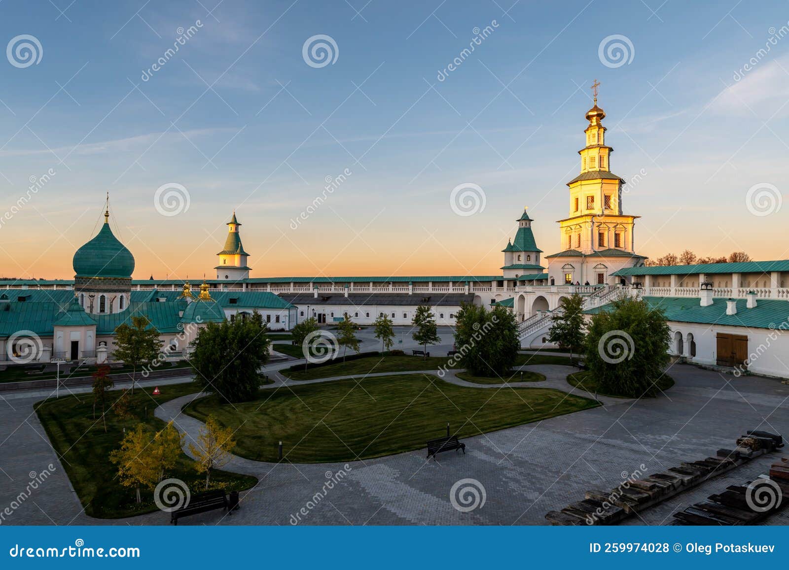 Walls with Towers in the New Jerusalem Monastery Stock Photo - Image of ...