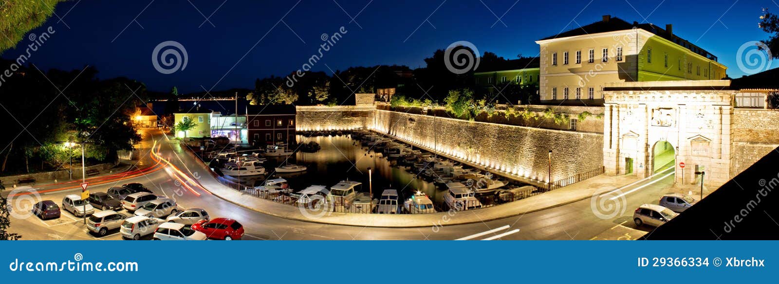 The walls of Zadar town stock photo. Image of street - 29366334