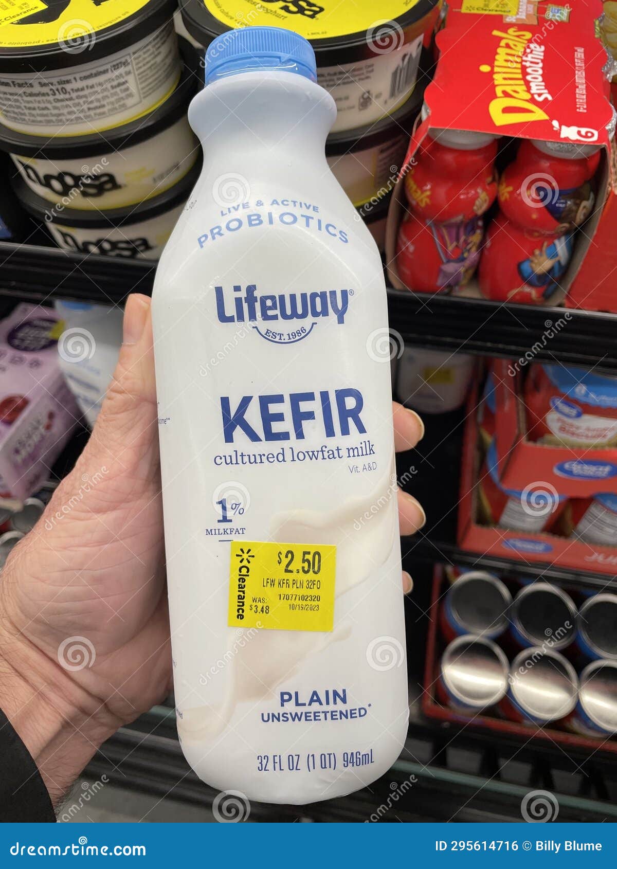 Walmart Grocery Store Lifeway Kefir Editorial Photo - Image of ...
