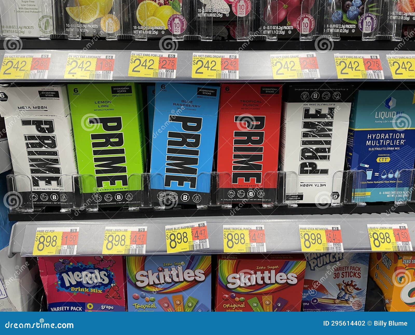 Walmart Grocery Store Prime Drink Mix and Prices Editorial Photography ...