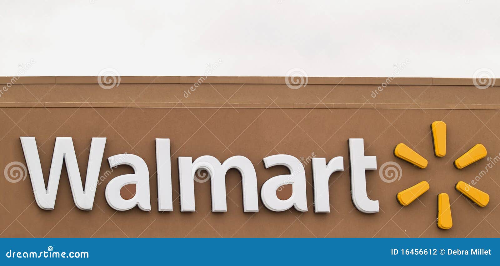 Walmart sign editorial photography. Image of careers - 16456612