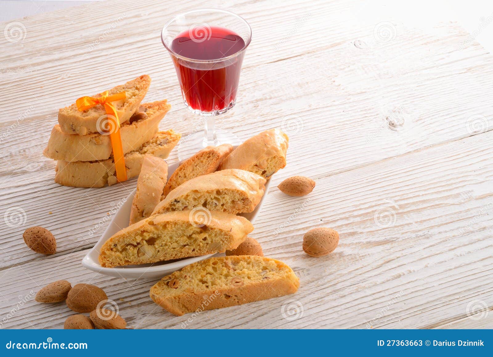 Walnut almonds Biscotti stock image. Image of fruit, alcohol - 27363663