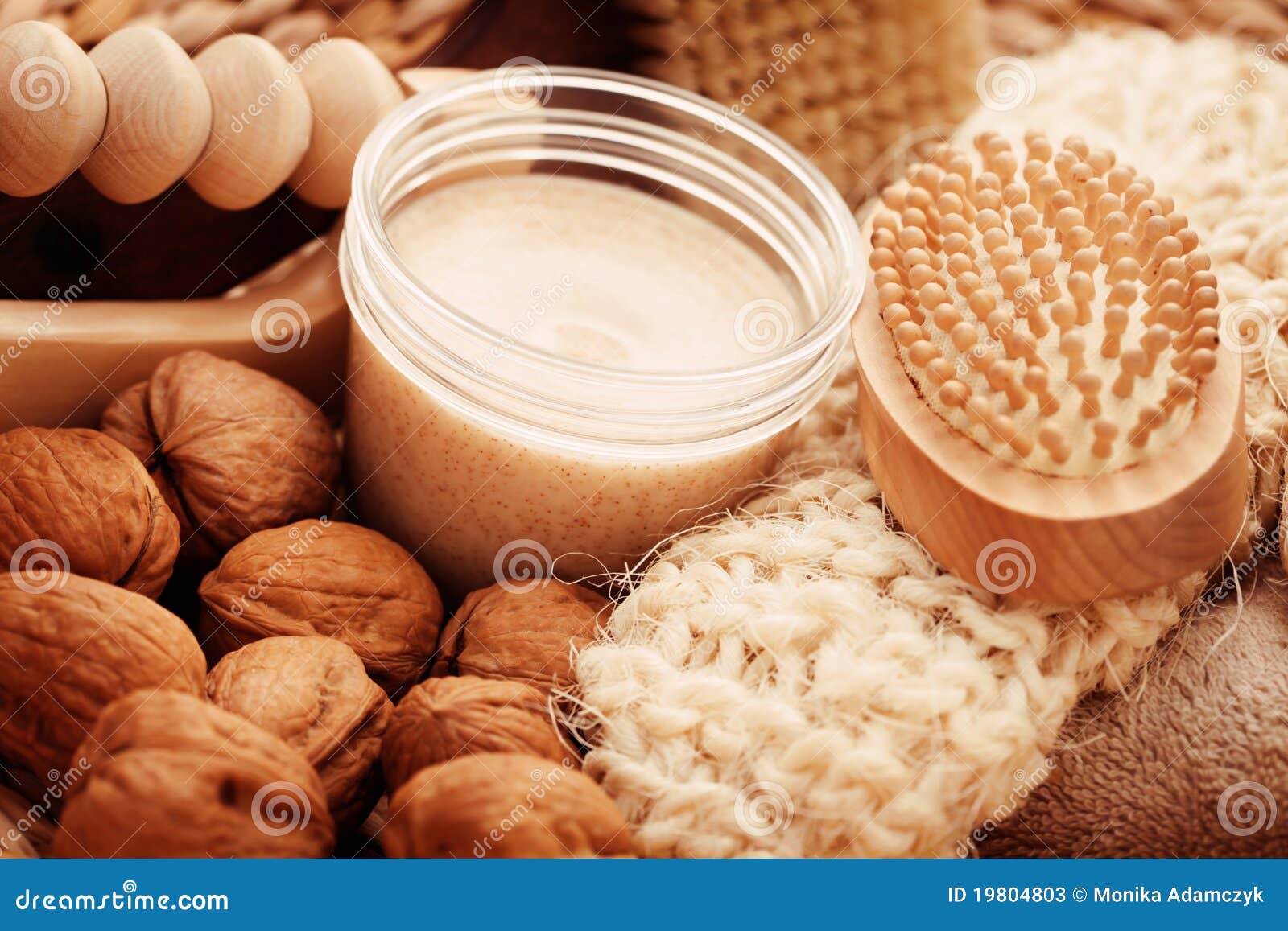 Walnut body scrub stock image. Image of fresh, wellness - 19804803