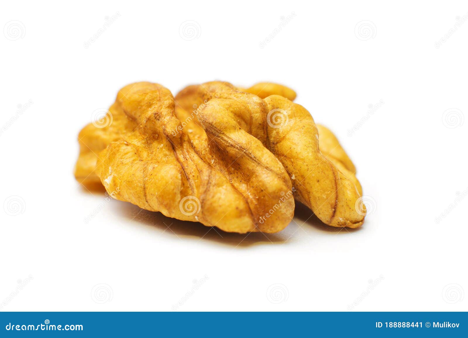 Walnut Close Up Isolated on White Background Stock Image - Image of ...