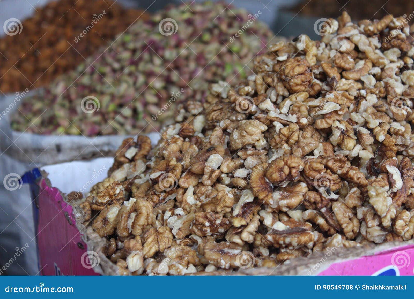 Walnut stock photo. Image of saler, pakistan, walnut - 90549708