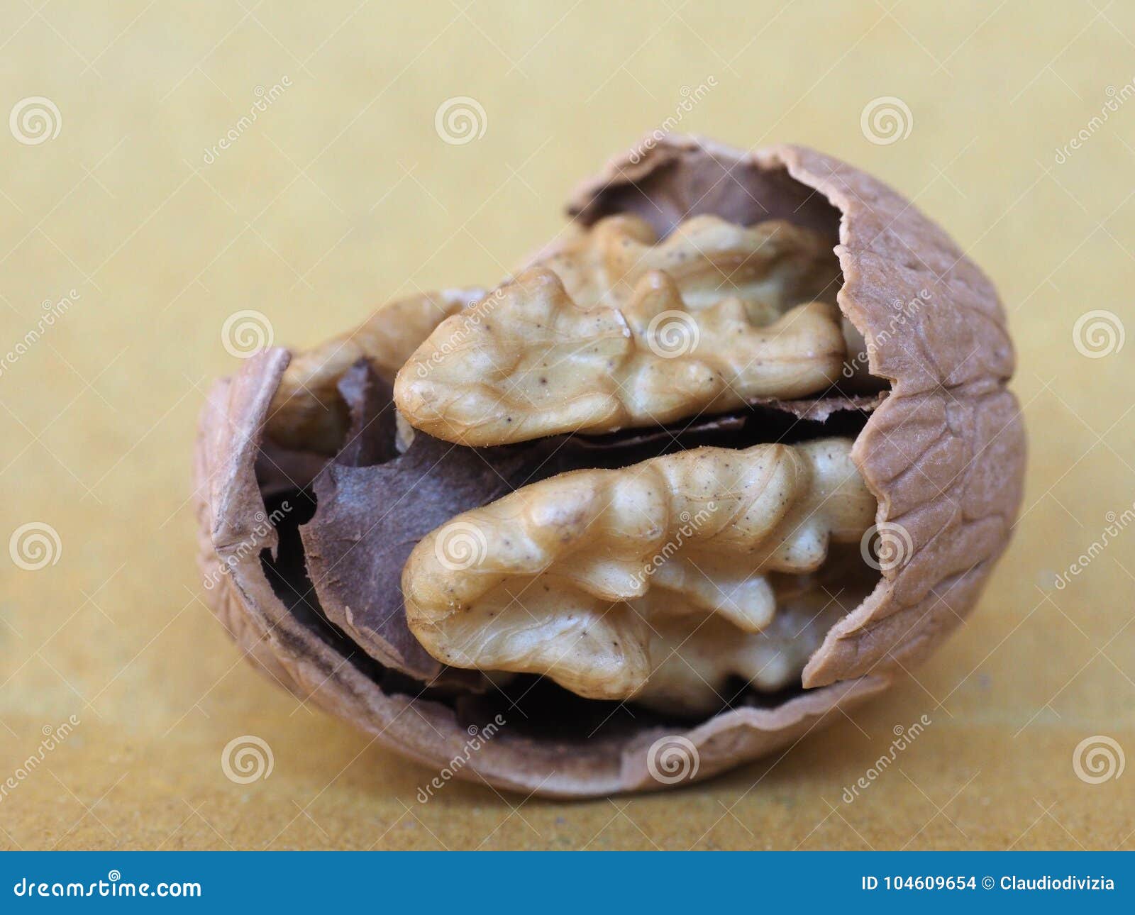 Walnut fruit food stock photo. Image of space, inside - 104609654