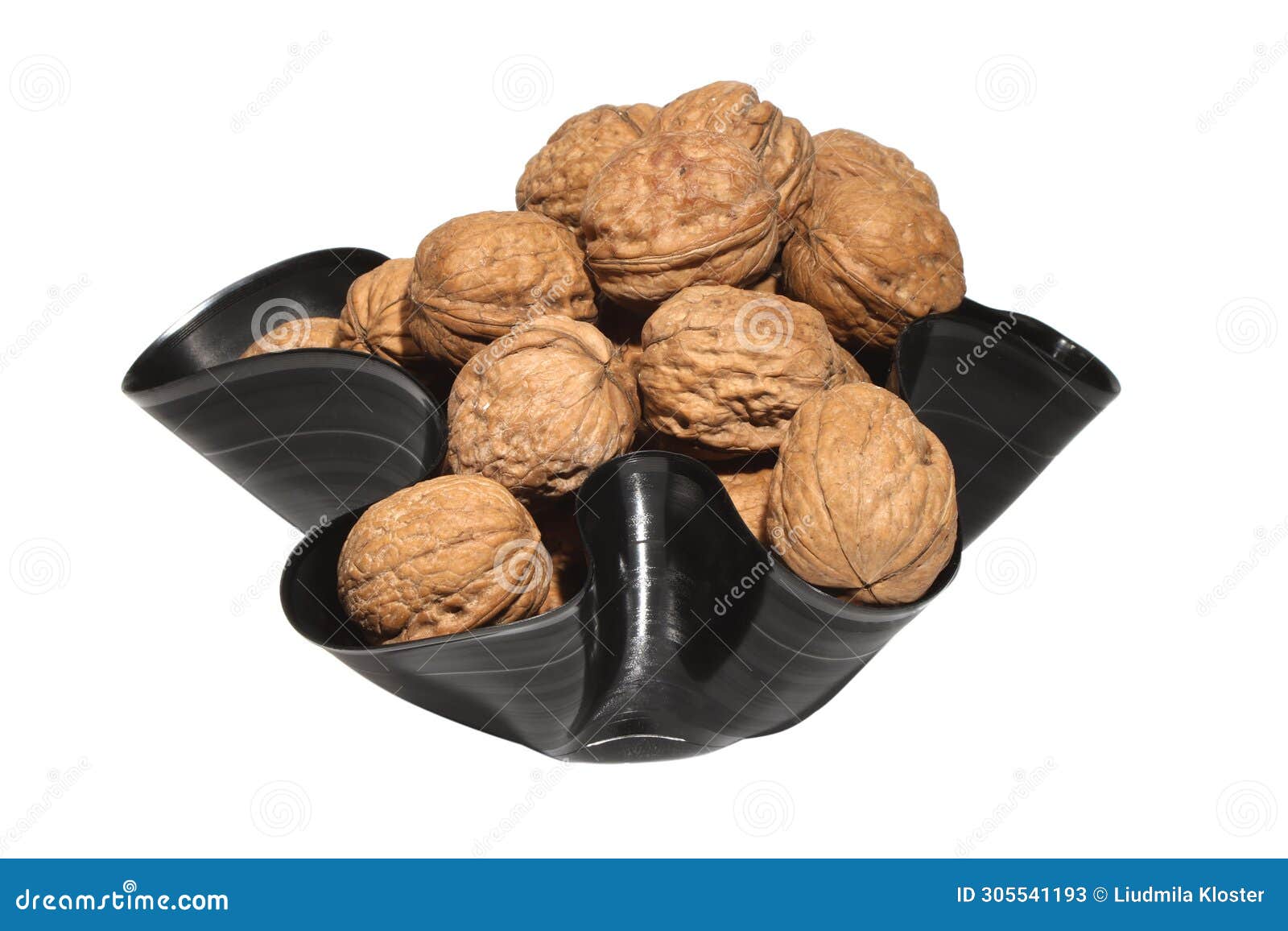 Large Walnut Fruits on a White Background Stock Image - Image of plant ...