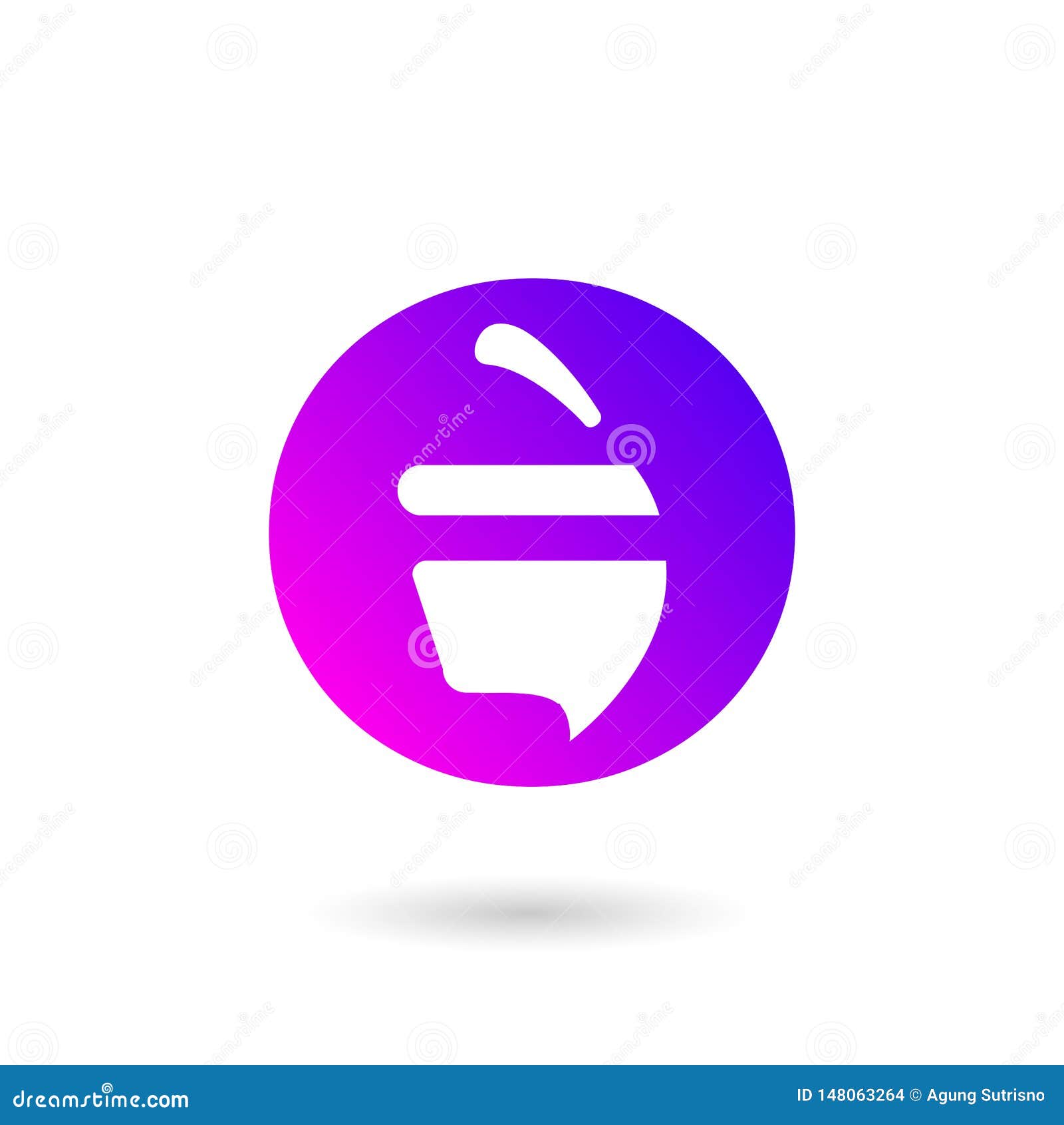 Walnut Gradient Mobile App Logo - Vector Stock Vector - Illustration of ...