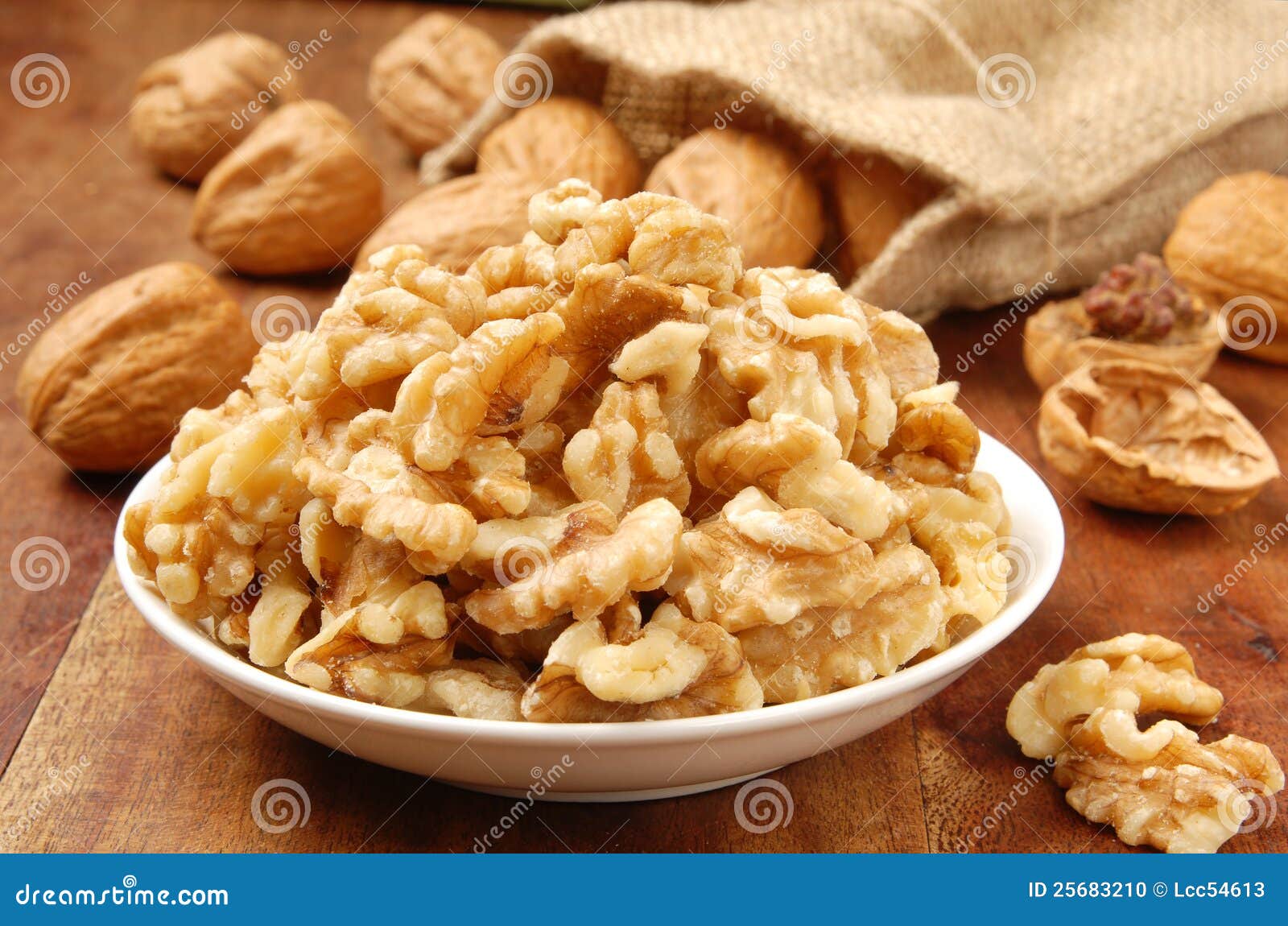 Walnut kernel stock photo. Image of food, breakfast, nutrient - 25683210