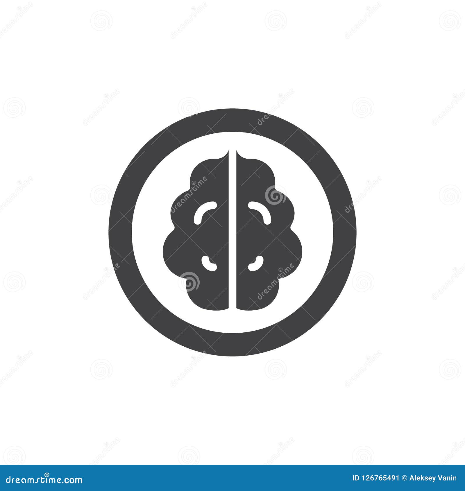 Walnut kernel vector icon stock vector. Illustration of sign - 126765491