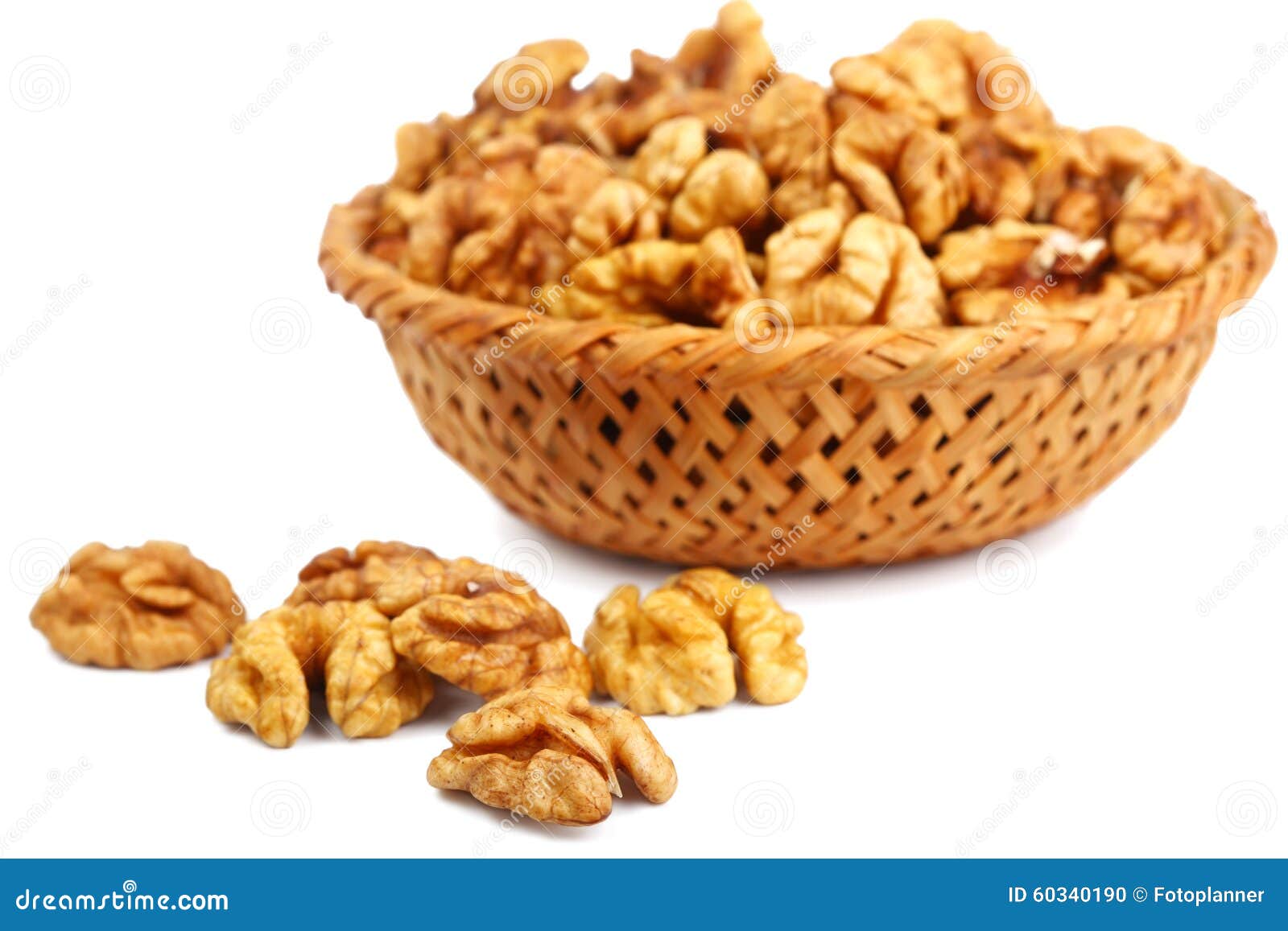 Walnut kernels stock photo. Image of fresh, healthy, closeup - 60340190