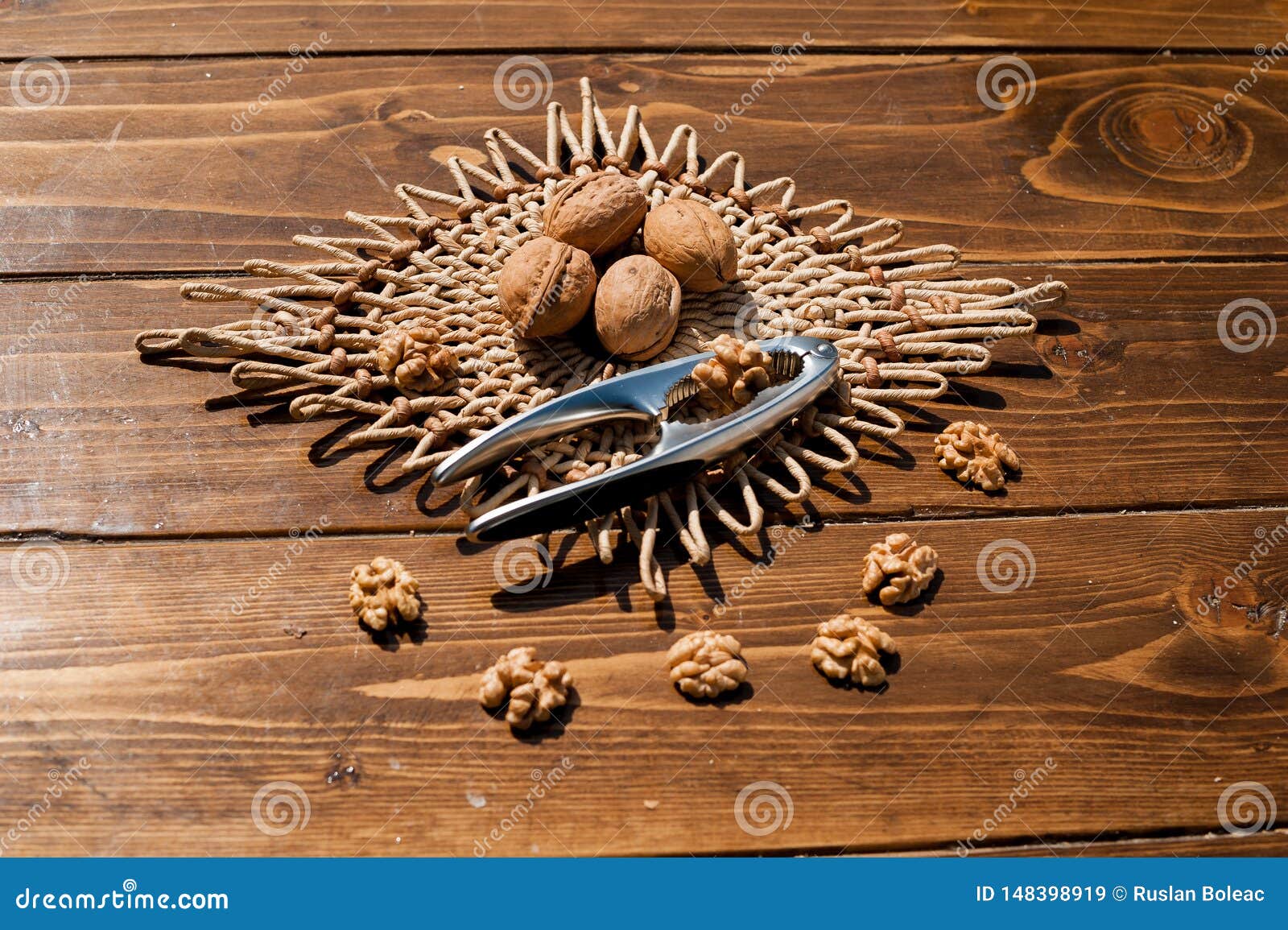 Walnut. Nature, Fruit, Table, Brown Stock Image - Image of walnuts ...