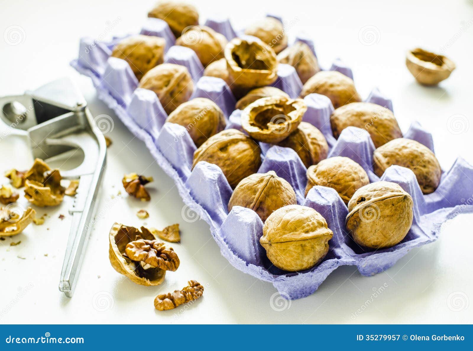 Walnut stock image. Image of mixture, kernel, market - 35279957
