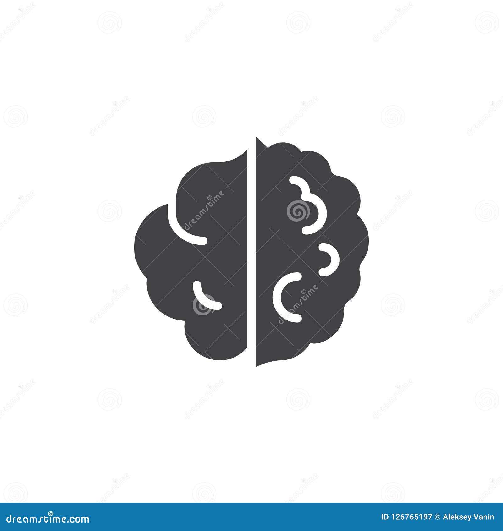 Walnut shell vector icon stock vector. Illustration of vegetarian ...