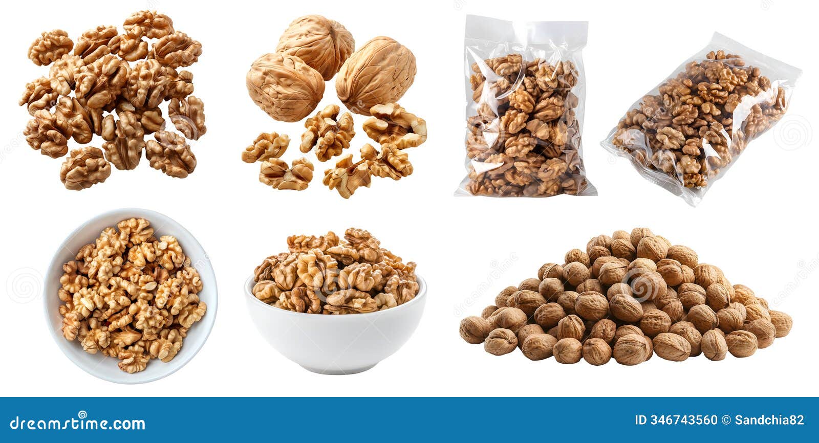 Walnut Walnuts Nut Seed Fruit, Many Angles View Bowl Stack, Shell ...