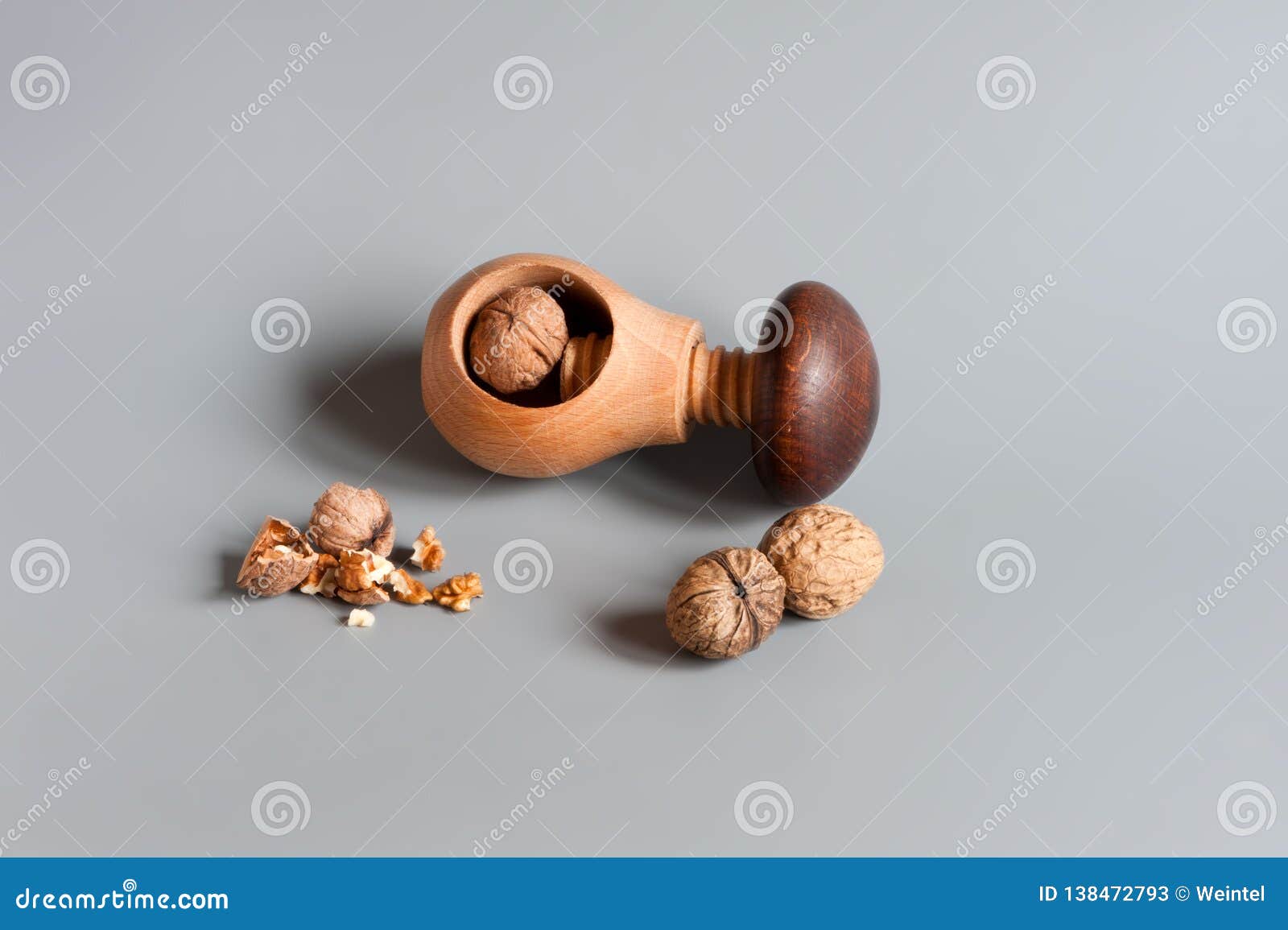Walnutcracker and a Few Walnuts Stock Image - Image of crack, kitchen ...