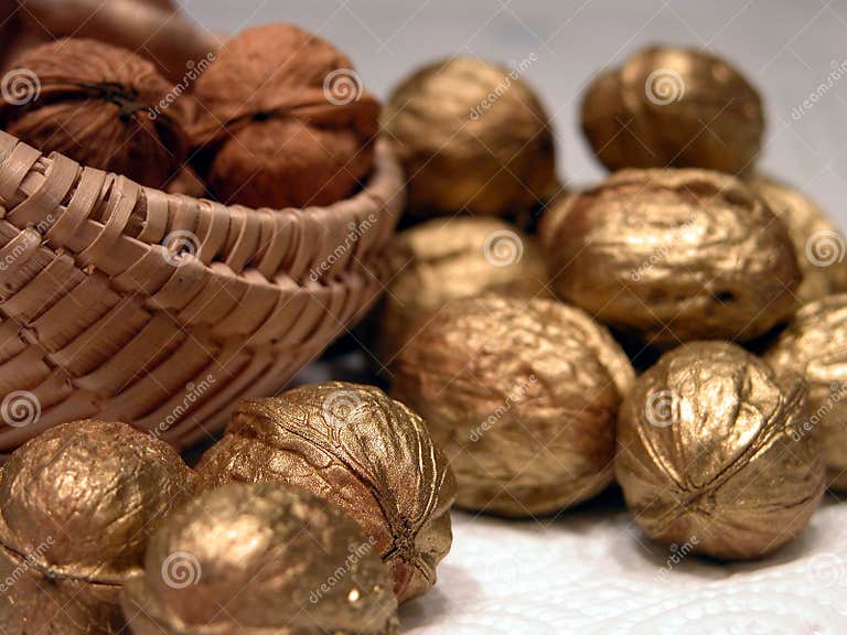 Walnuts stock image. Image of walnut, christmas, wick, celebration - 2109