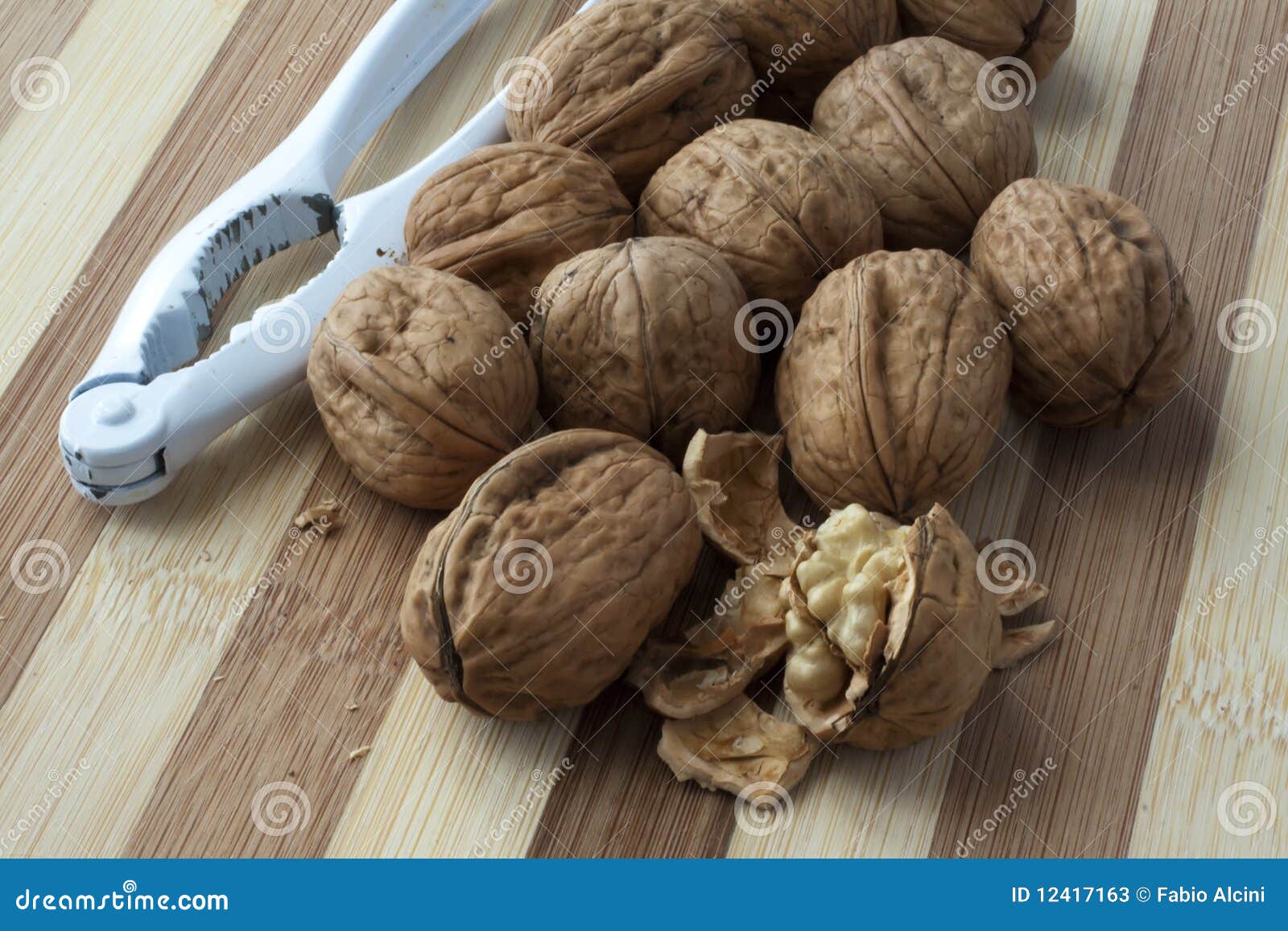Walnuts stock image. Image of walnut, brown, ingredient - 12417163