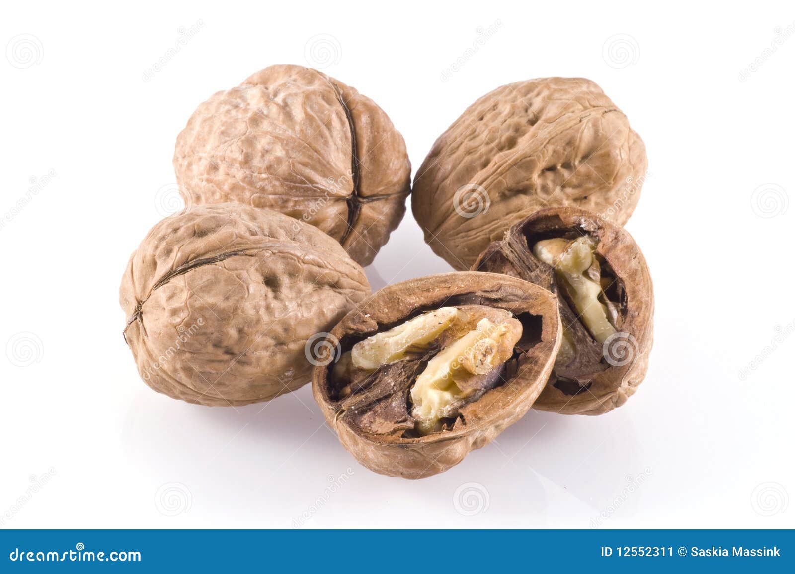 Walnuts. stock image. Image of close, nutshell, fruit - 12552311