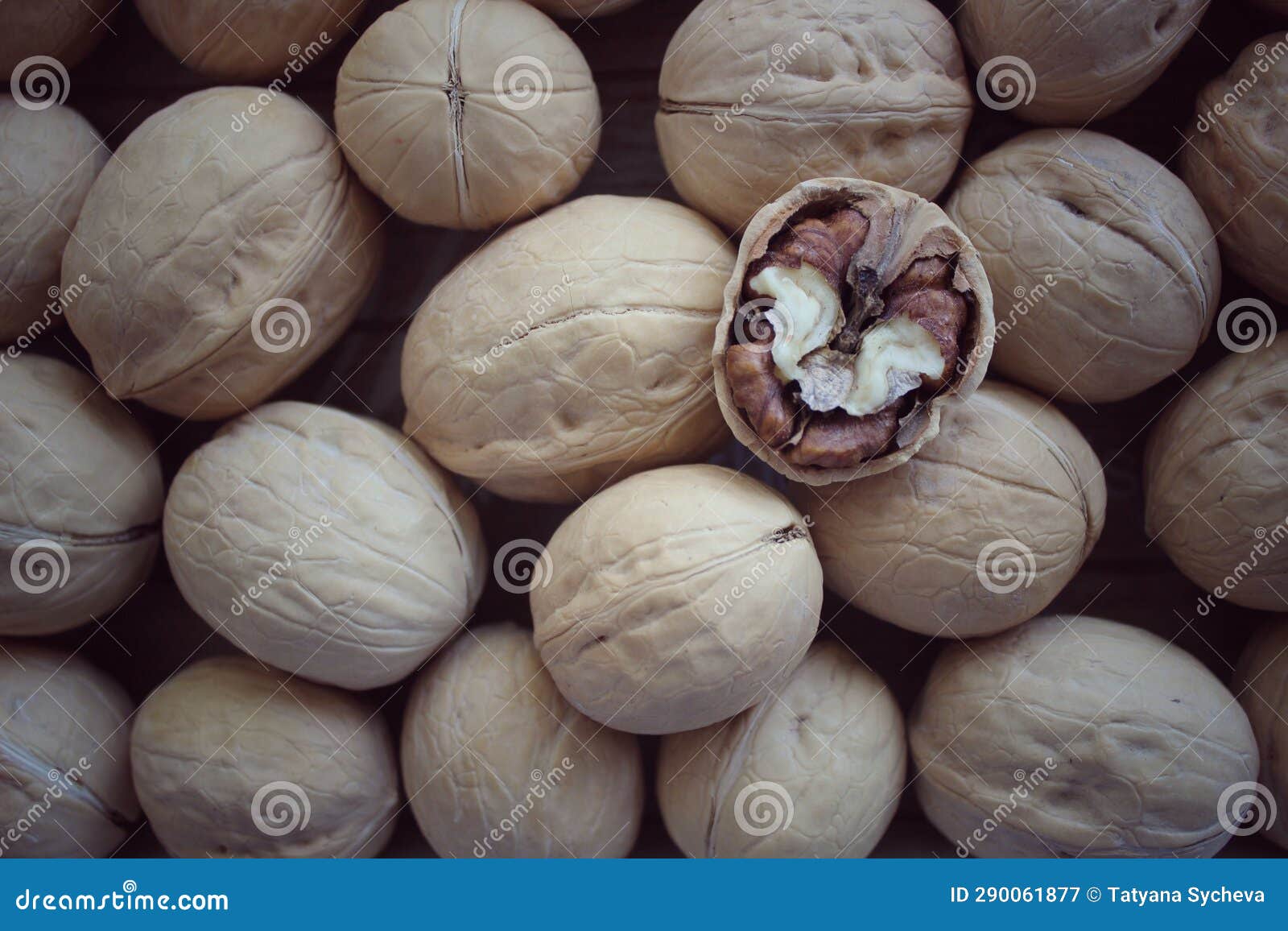 Walnuts Background Texture. Nature Abstract Background. Large Nuts ...