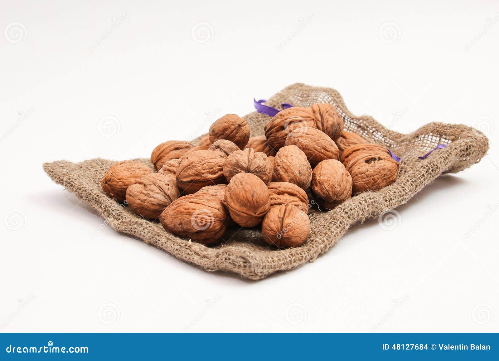 Walnuts in a bag stock photo. Image of nuts, mature, ingredient - 48127684