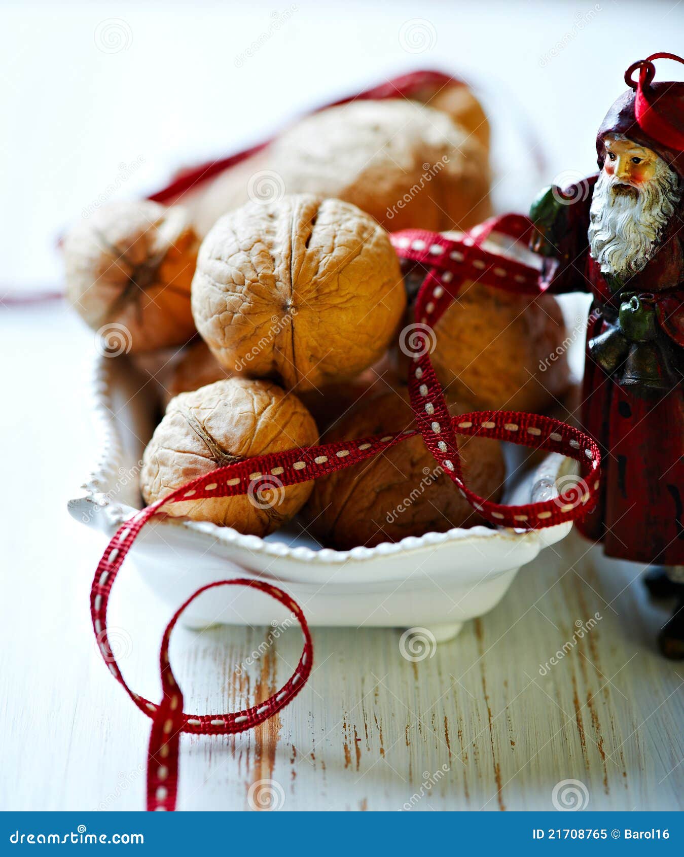 Walnuts for Christmas stock image. Image of walnuts, ornament - 21708765