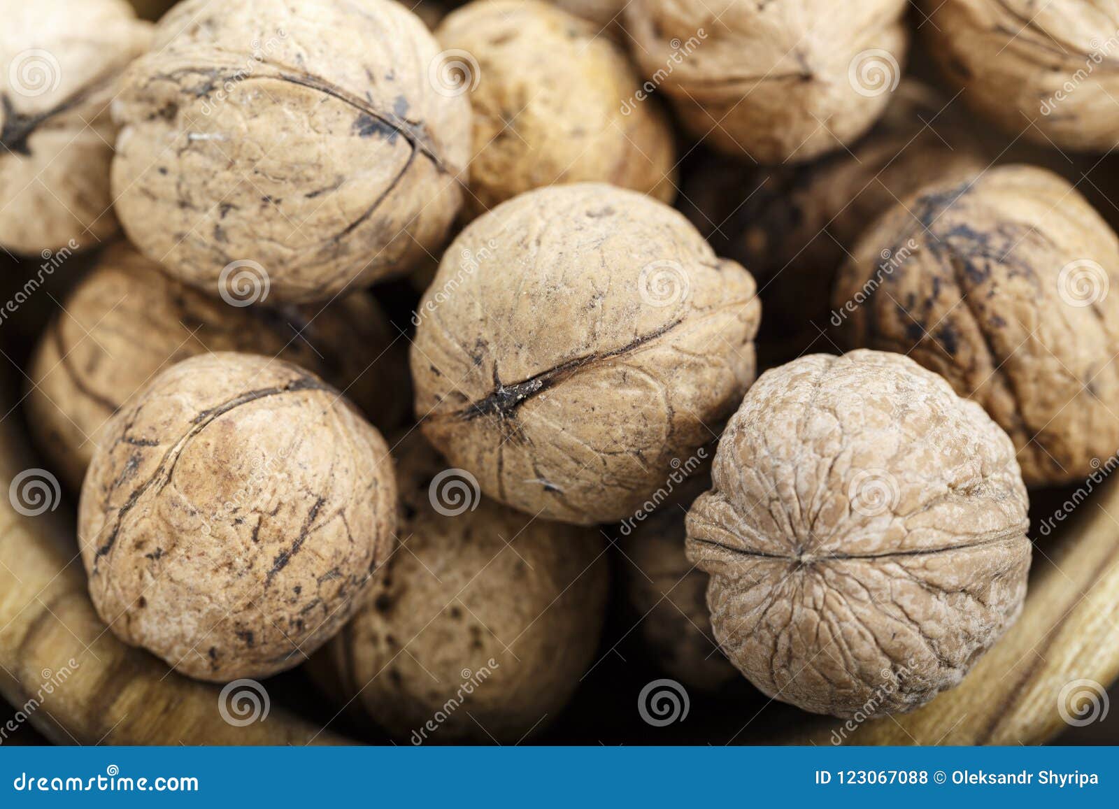 Walnuts Closeup As Background Stock Photo - Image of food, healthy ...