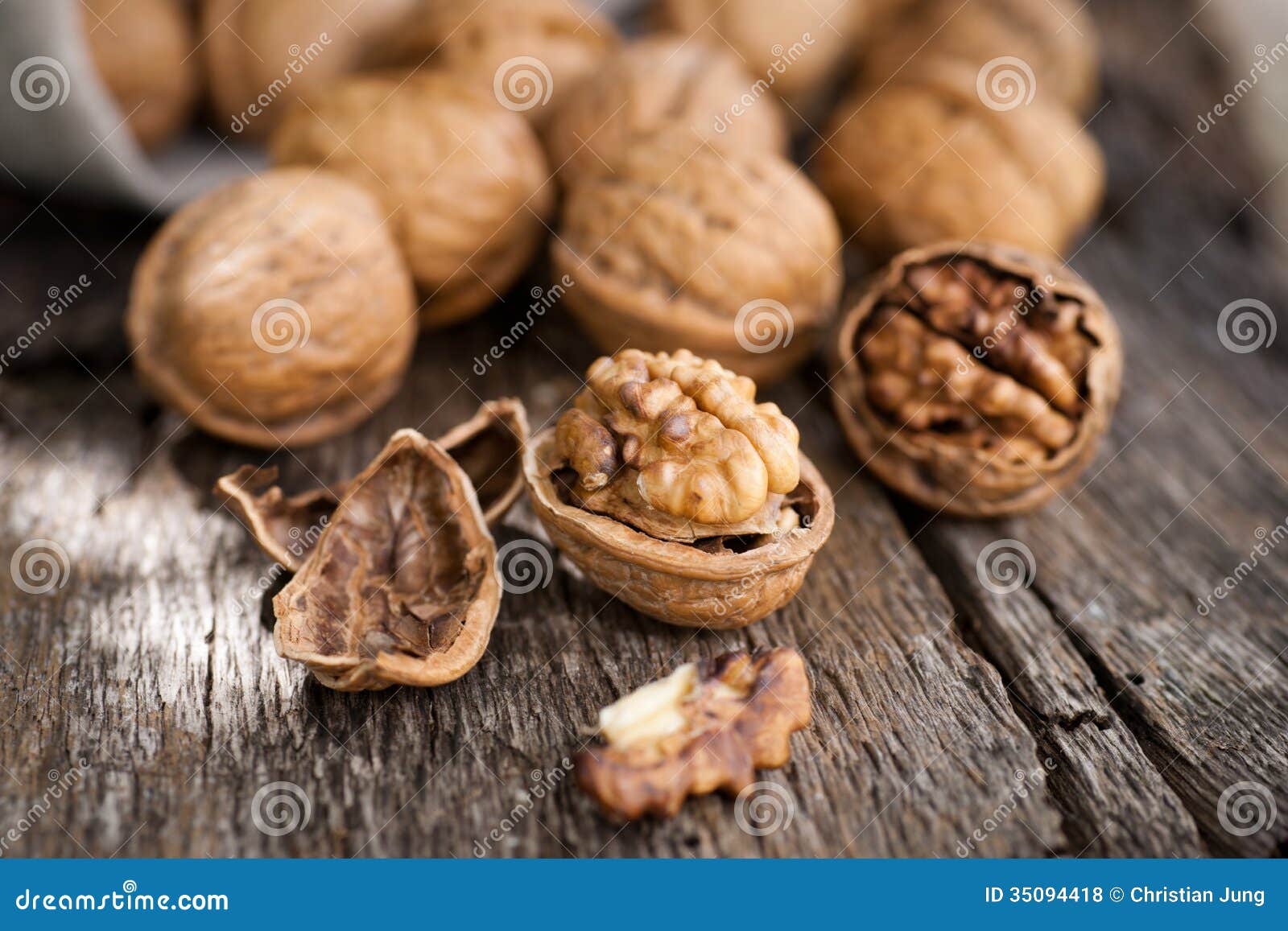 Walnuts stock photo. Image of season, ingredients, wood - 35094418